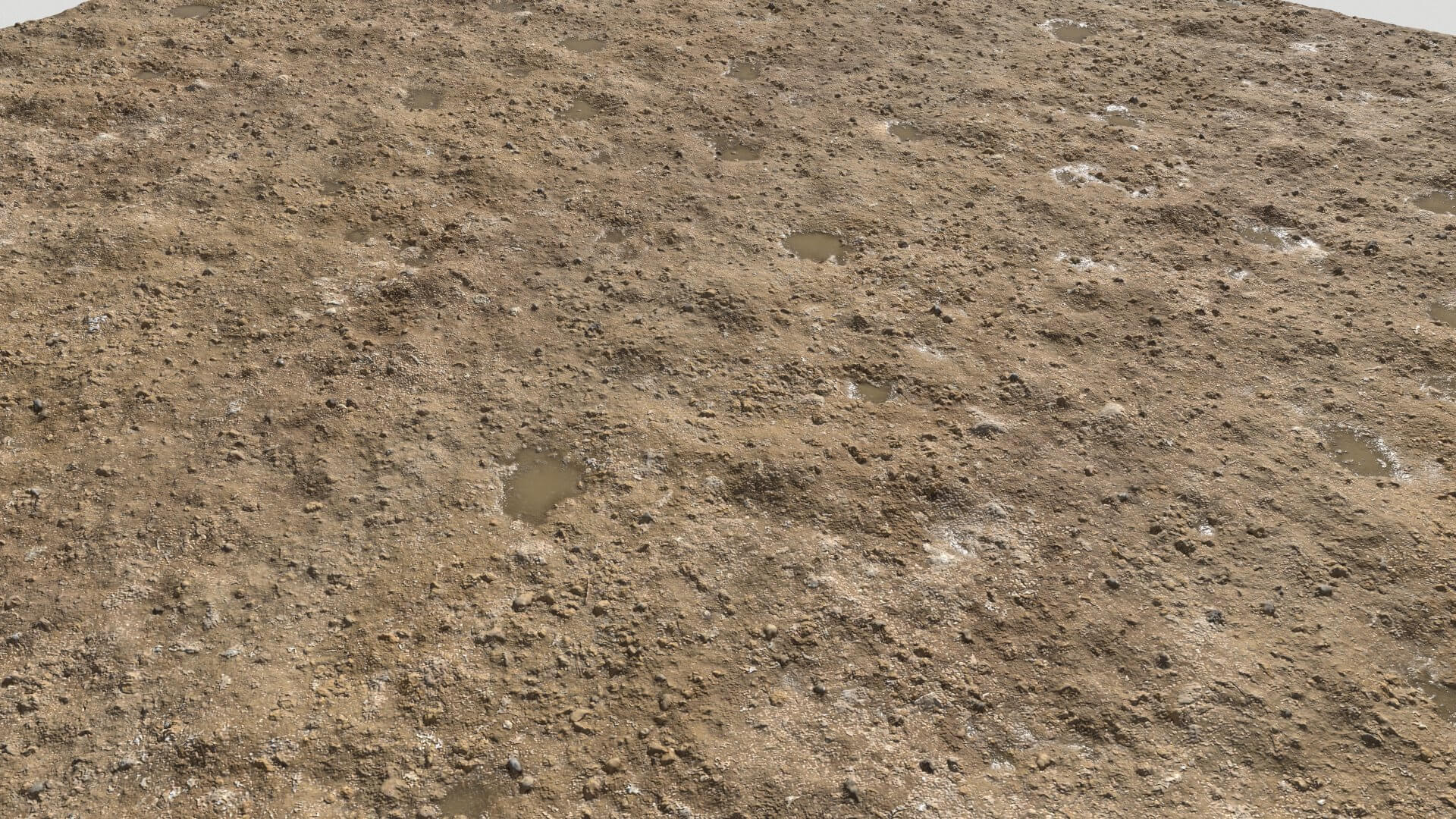Rough Rocky Terrain PBR 3 - 3D Texture by 32cm