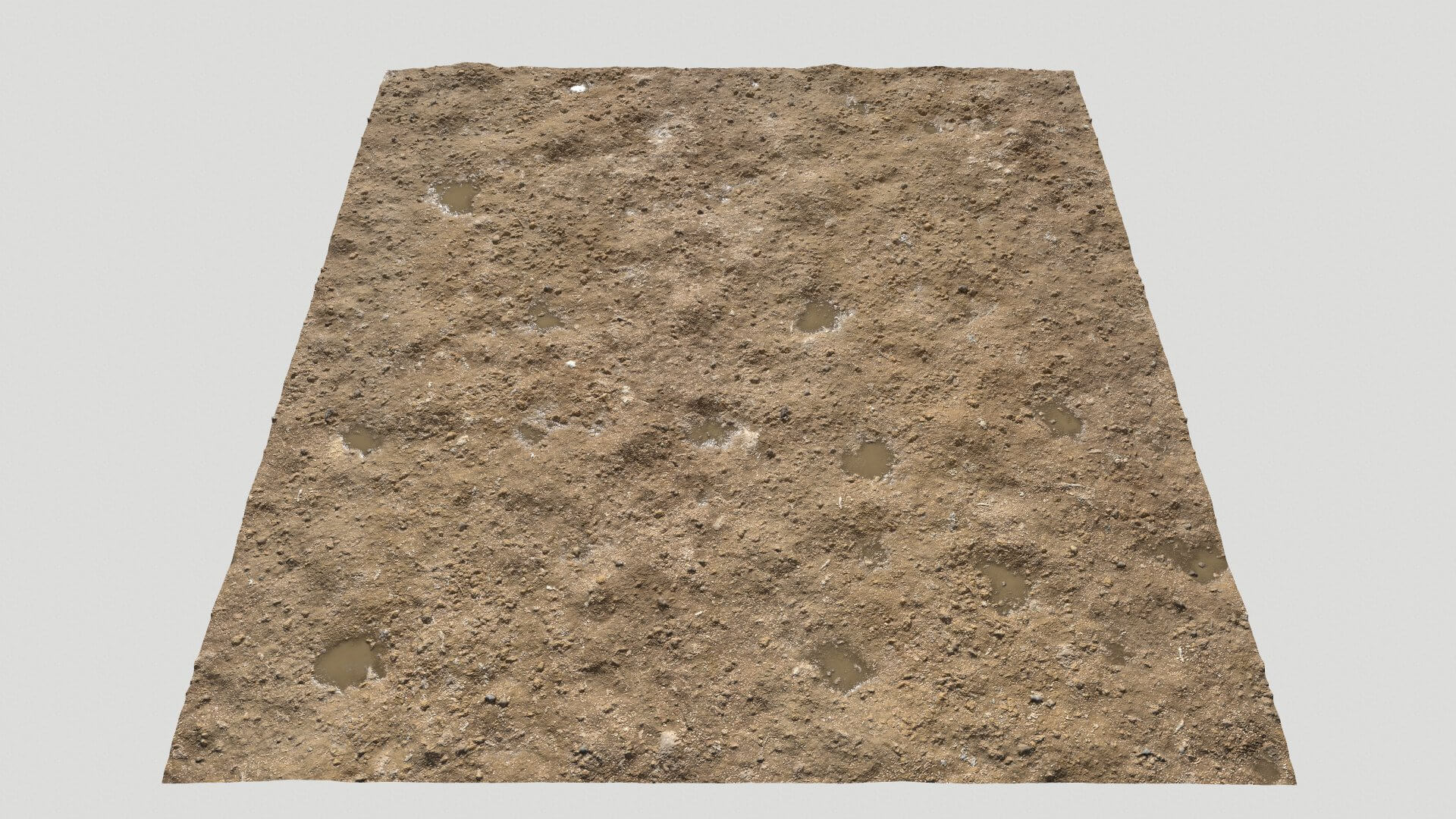 Rough Rocky Terrain PBR 3 - 3D Texture by 32cm
