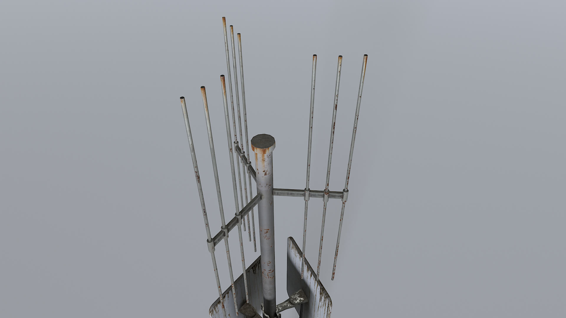 Rusty Cell Phone Tower 3 - 3D Model by 32cm