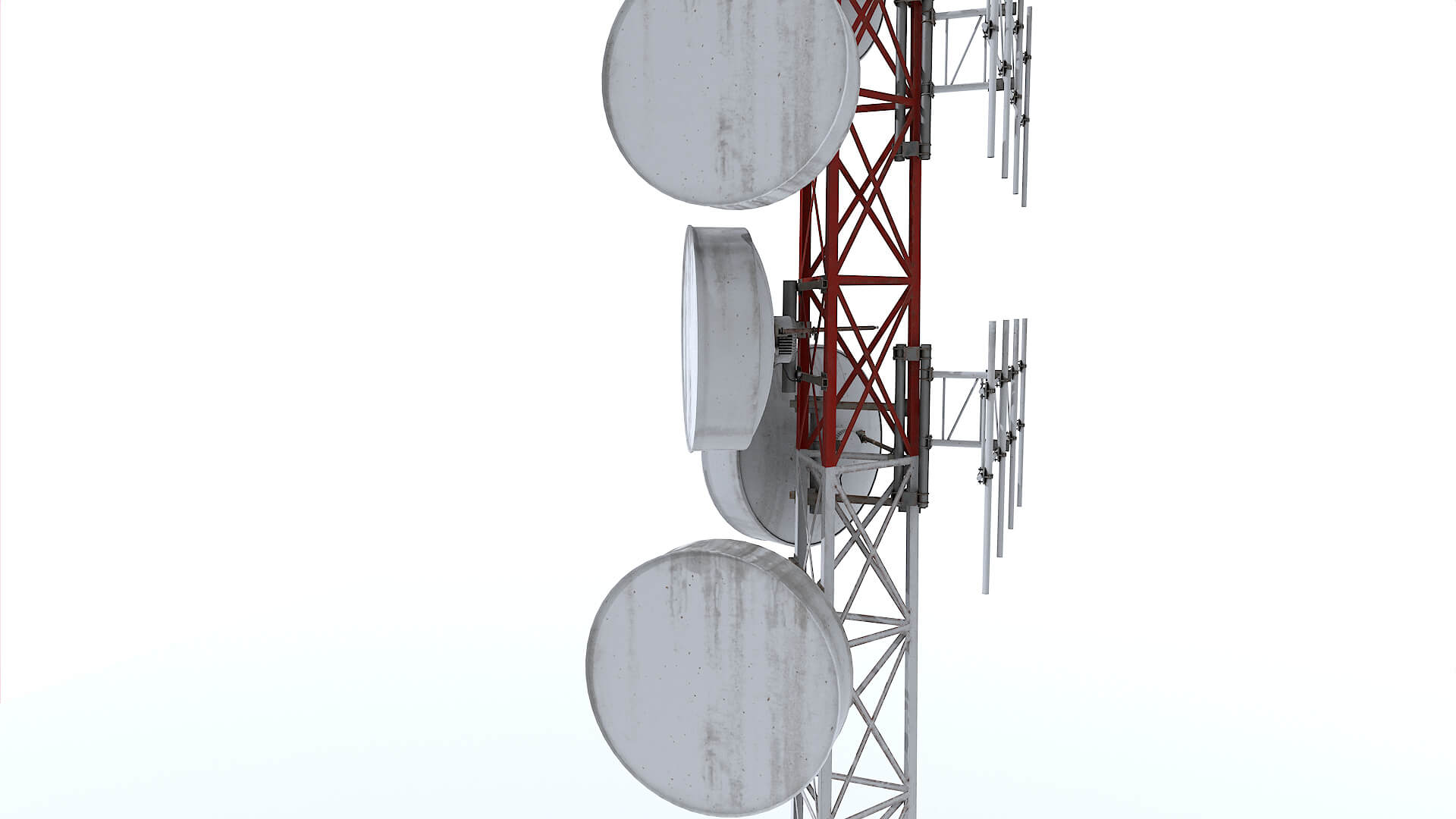 Rusty Tower Antenna - 3D Model by 32cm