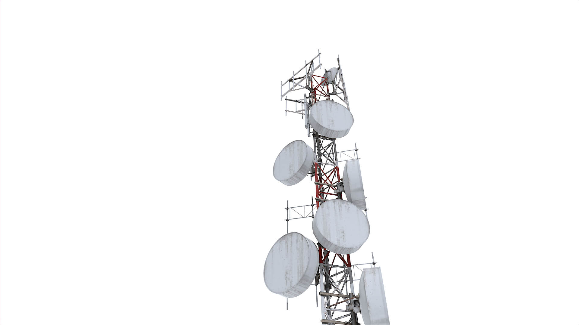 Rusty Tower Antenna - 3D Model by 32cm