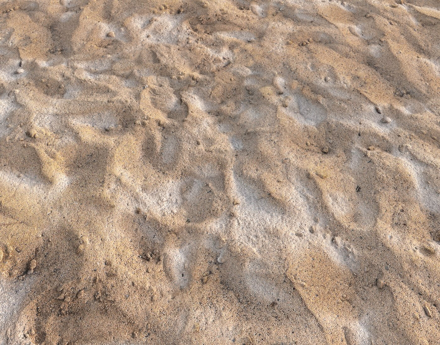 Sand Terrain PBR Pack 9 - 3D Texture by 32cm