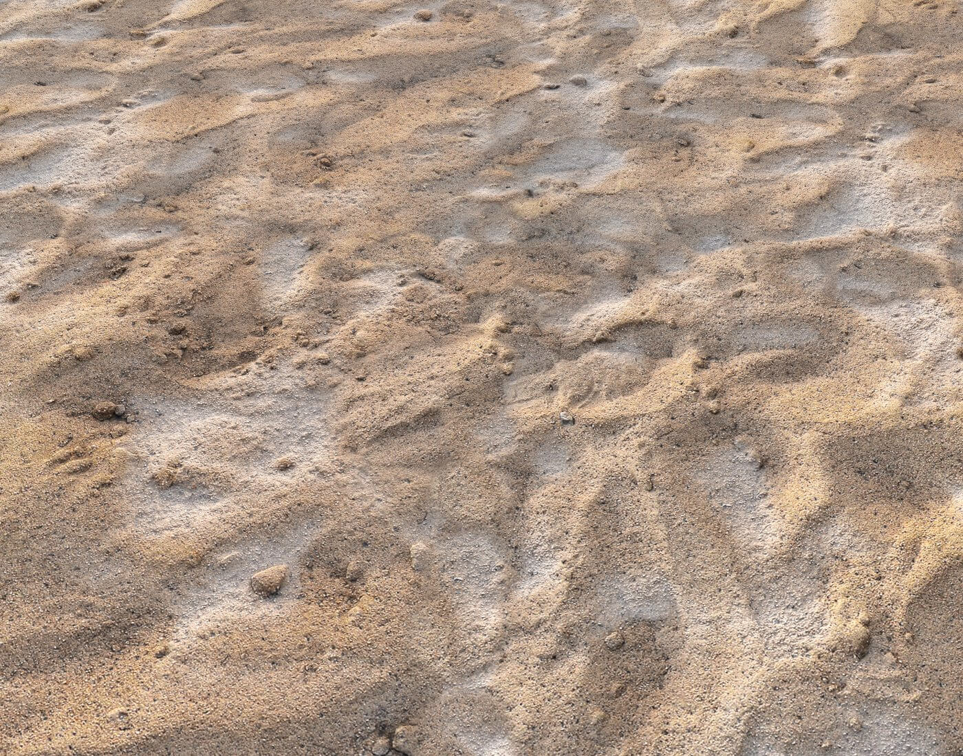 Sand Terrain PBR Pack 9 - 3D Texture by 32cm
