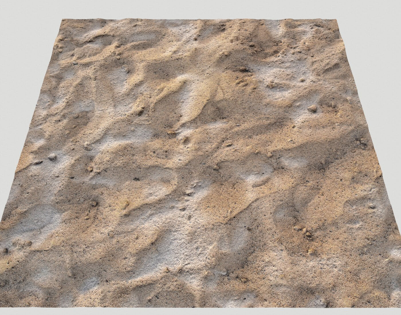 Sand Terrain PBR Pack 9 - 3D Texture by 32cm