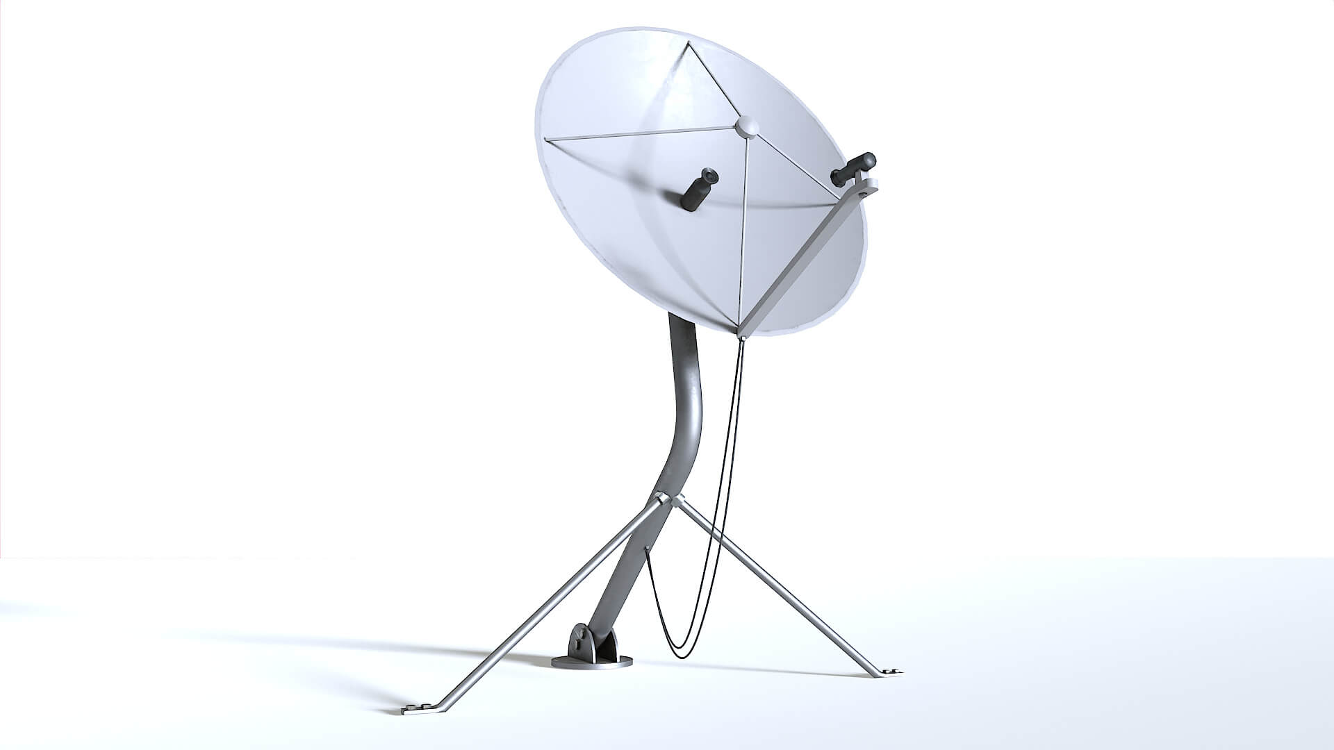 Satellite Dish Antenna - 3D Model by 32cm