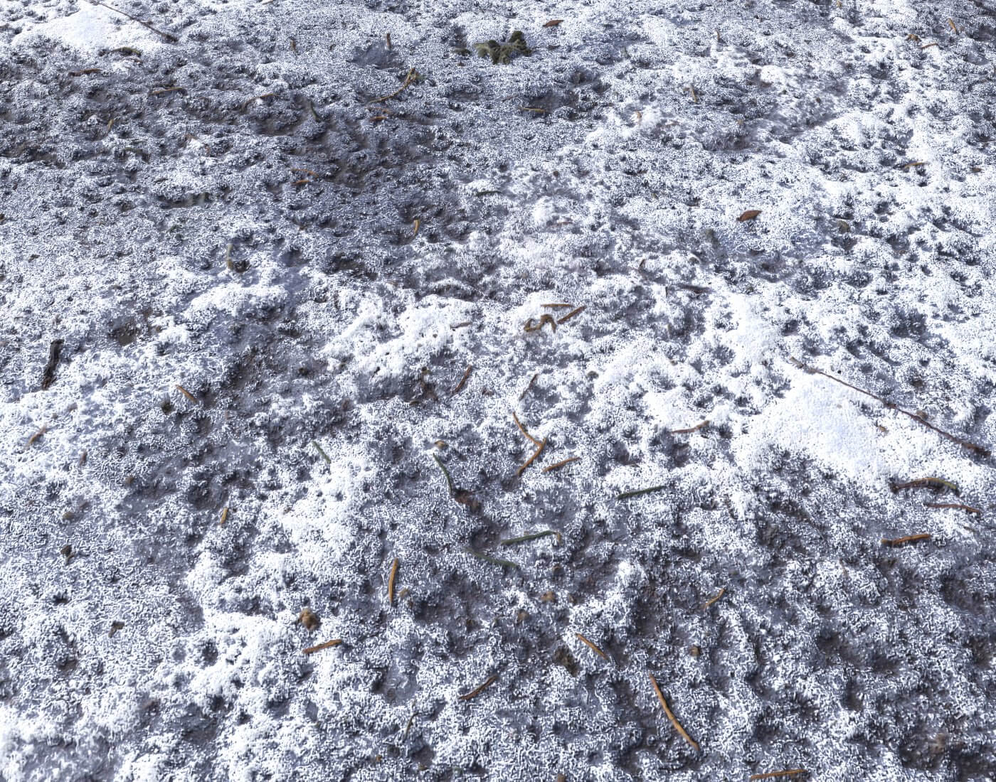 Snow Terrain PBR Pack 10 - 3D Texture by 32cm