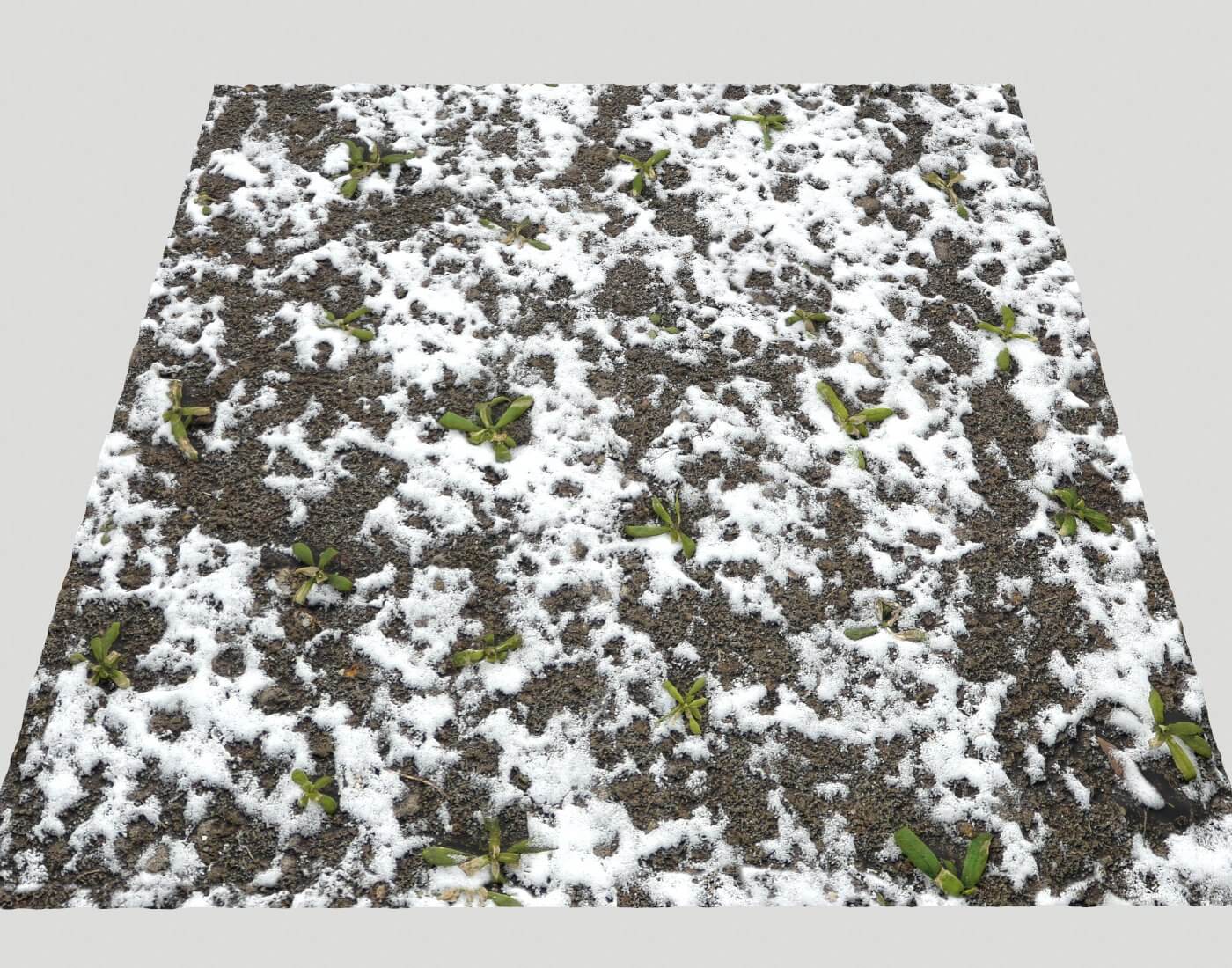 Snow Terrain PBR Pack 10 - 3D Texture by 32cm