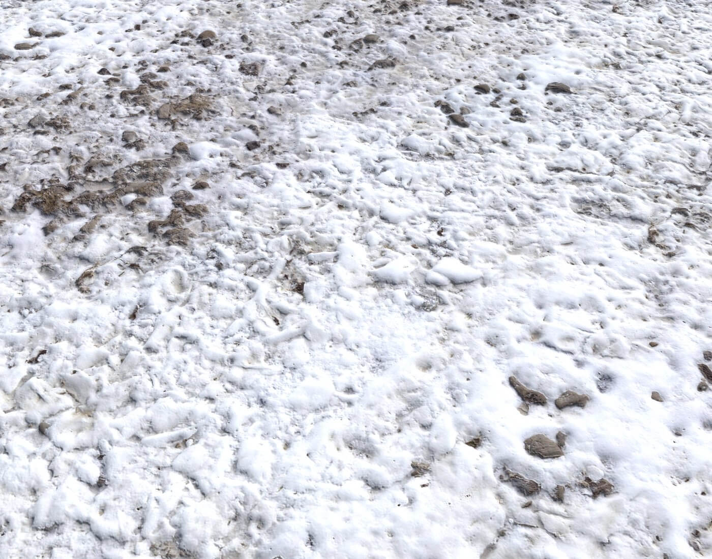 Snow Terrain PBR Pack 9 - 3D Texture by 32cm