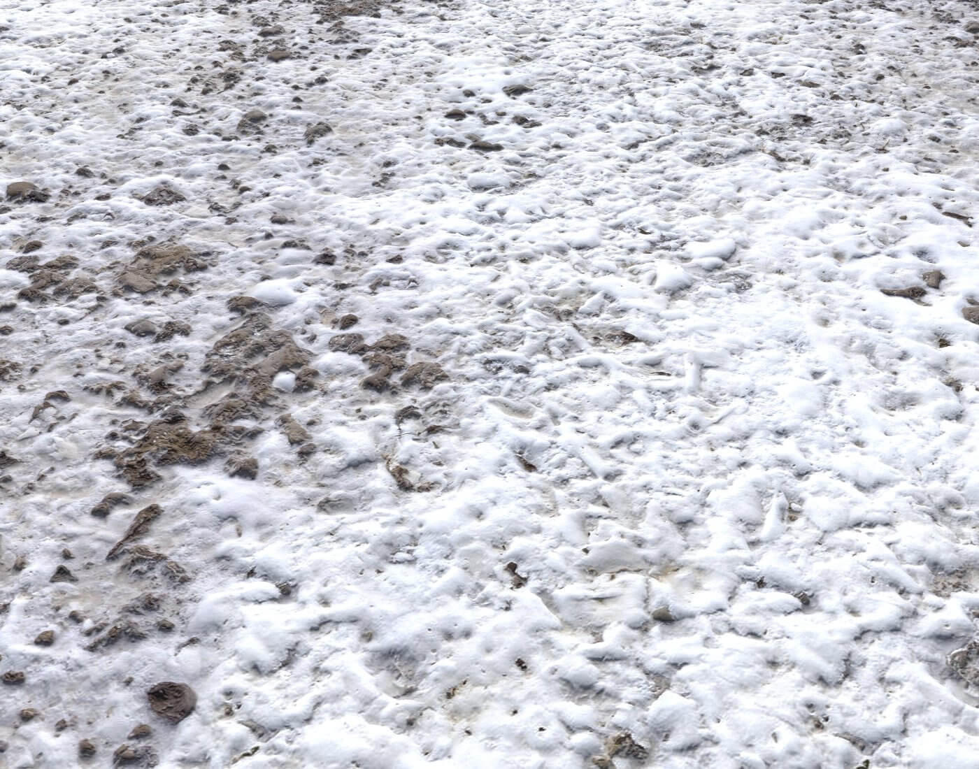 Snow Terrain PBR Pack 9 - 3D Texture by 32cm