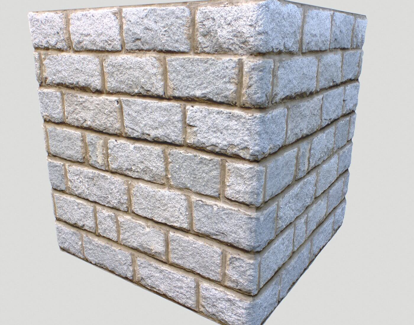 Stone Wall Textures Pack 2 - 3D Texture by 32cm