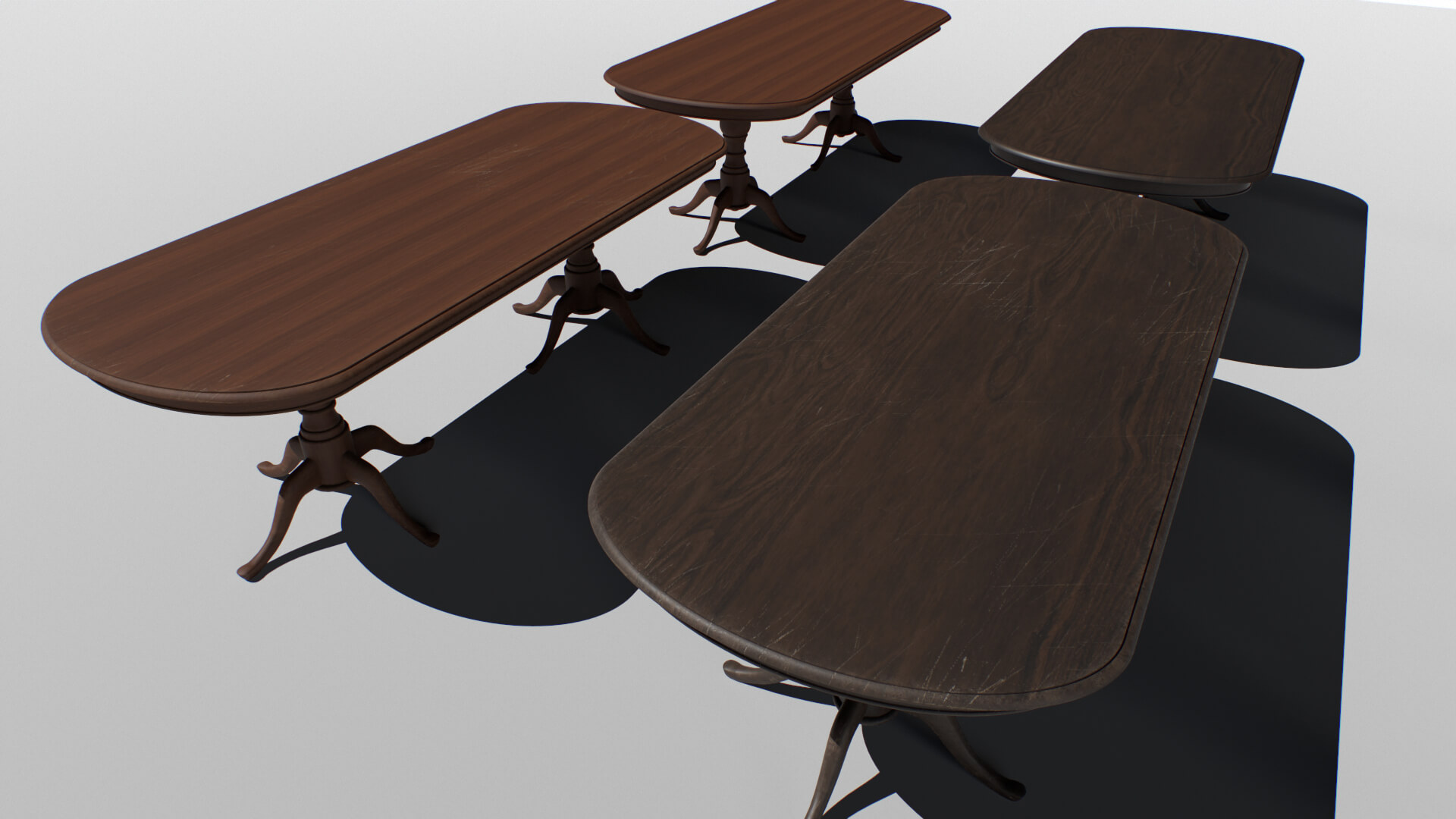 Table Set PBR - 3D Model by 32cm
