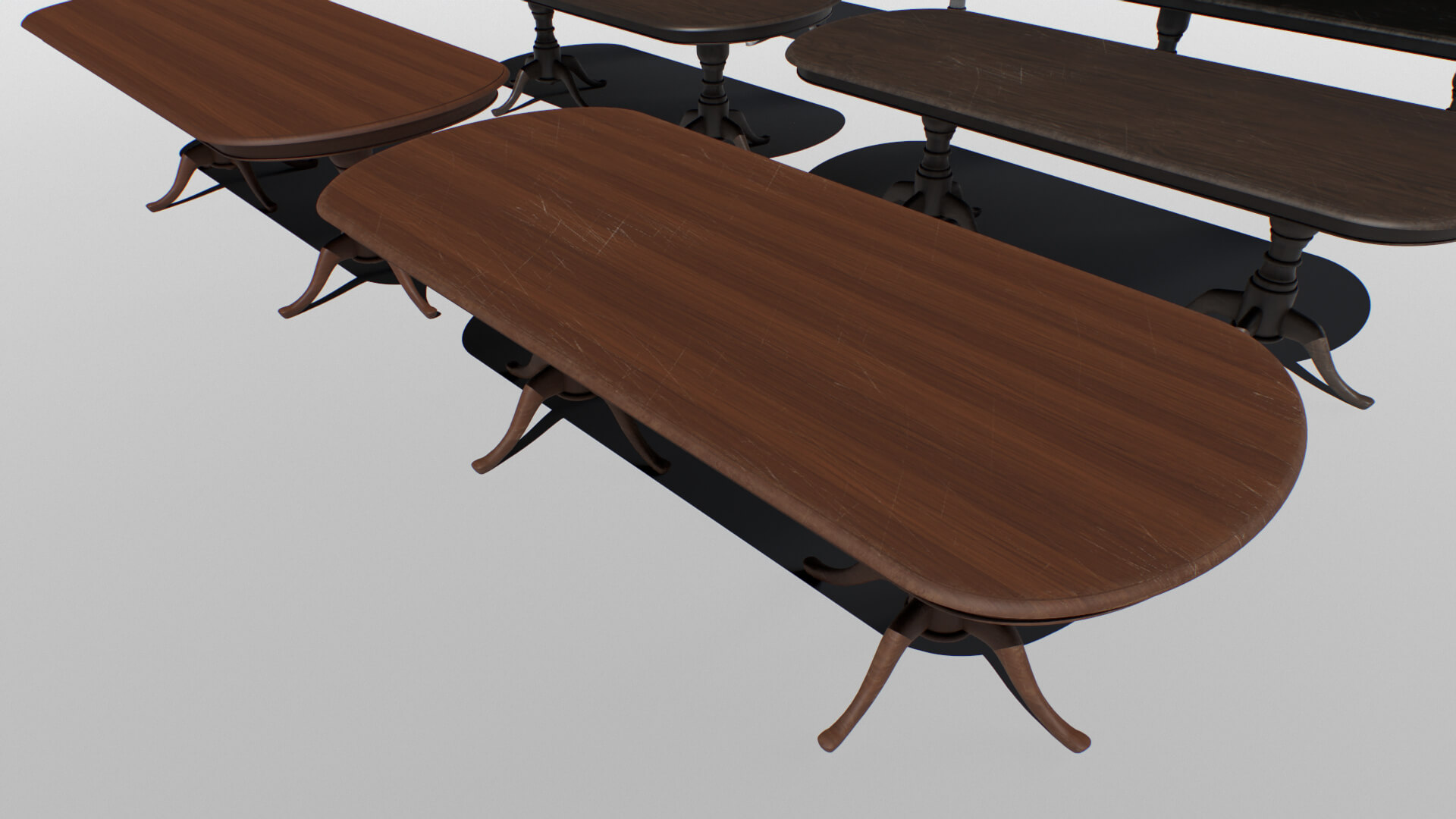 Table Set PBR - 3D Model by 32cm