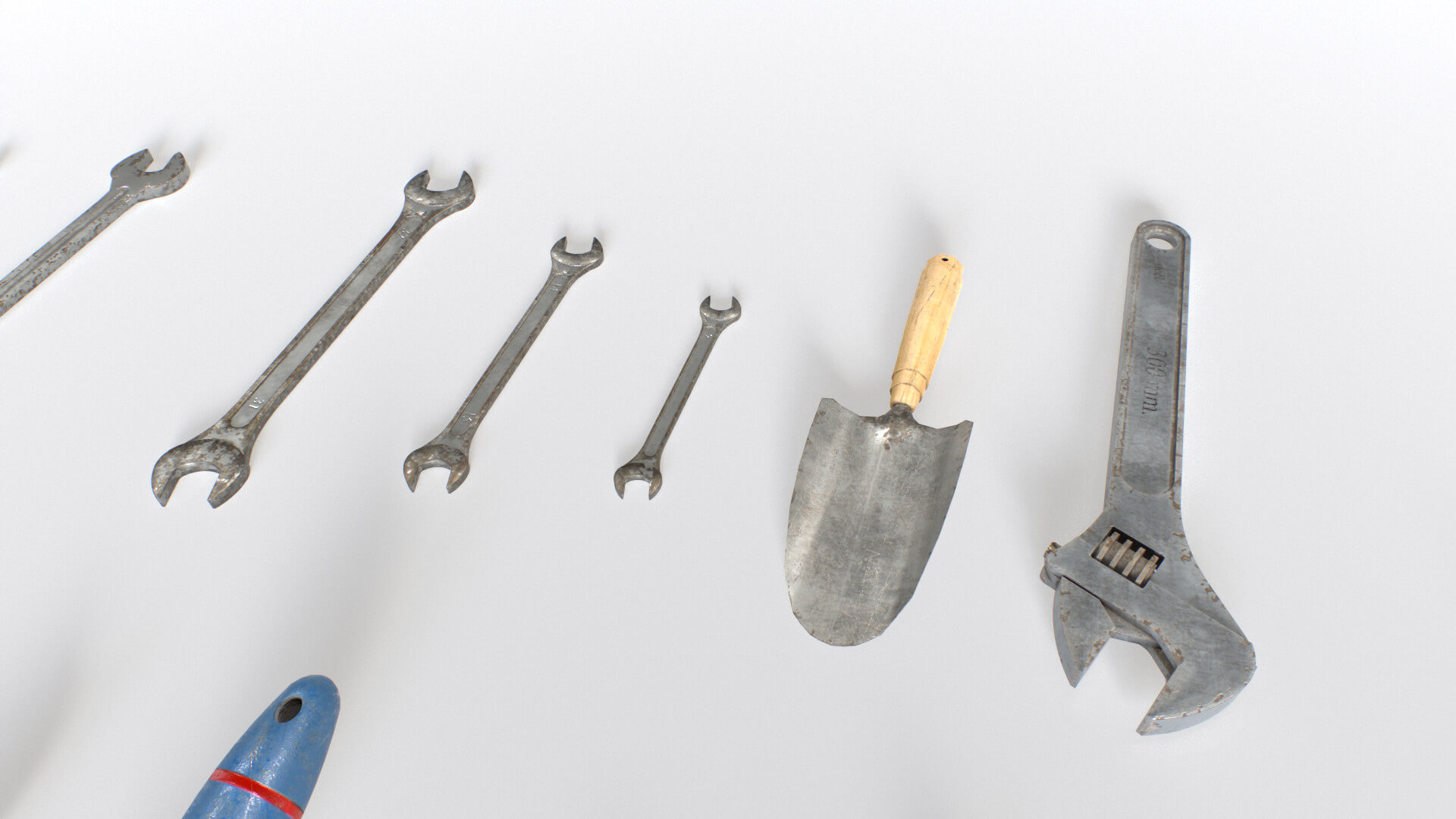 Tools Pack PBR - 3D Model by 32cm