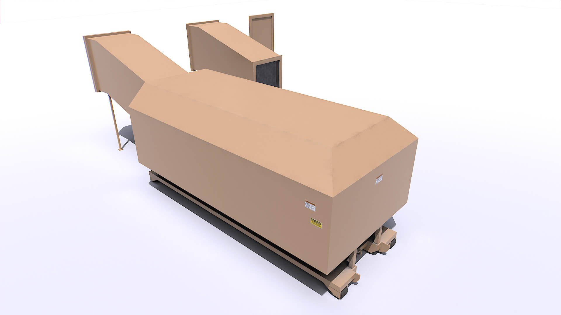 Trash Compactor - 3D Model by 32cm