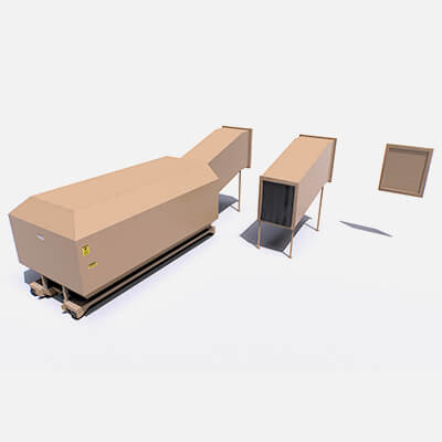 Trash Compactor - 3D Model by 32cm