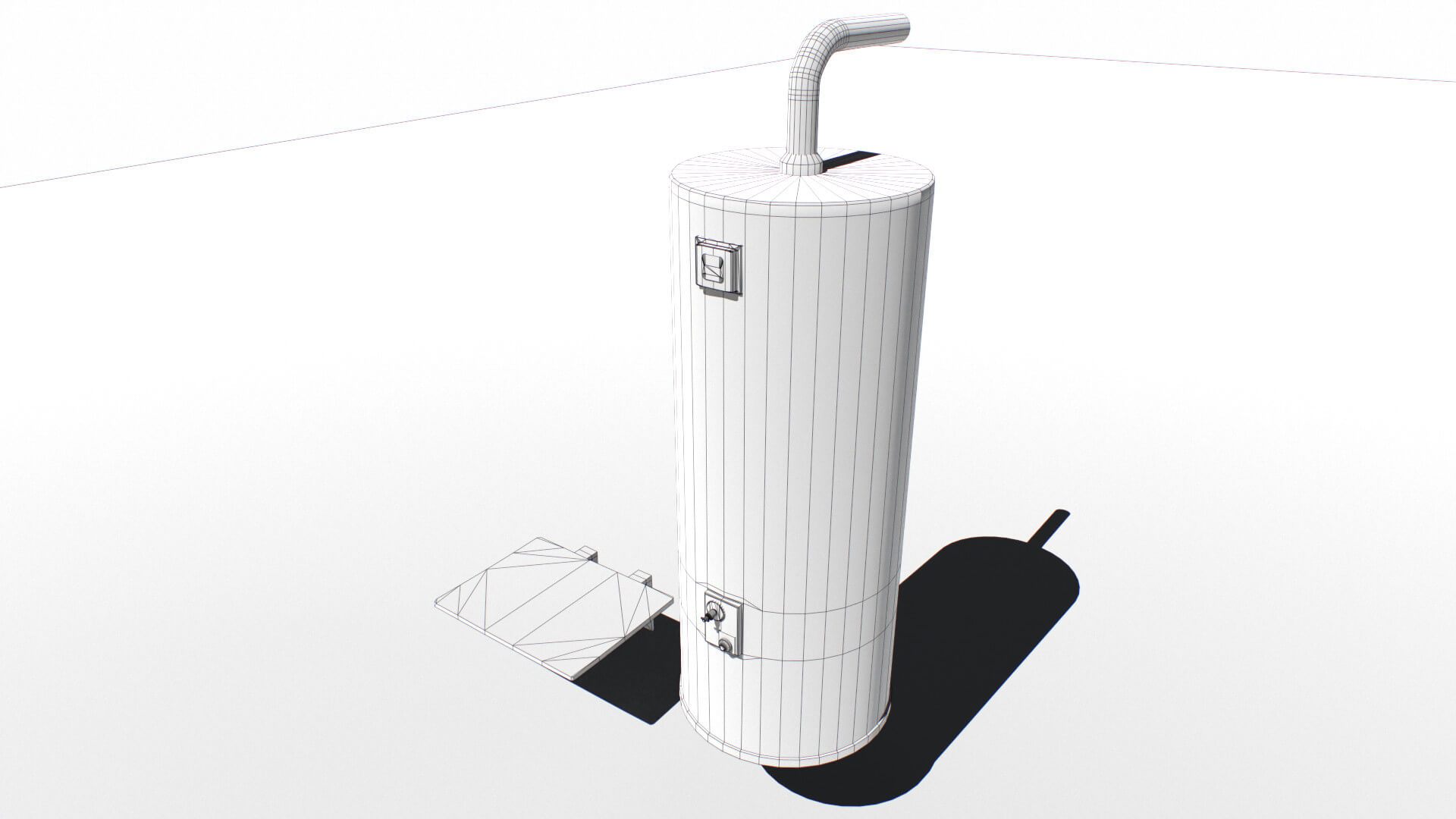 Water Heater - 3D Model by 32cm
