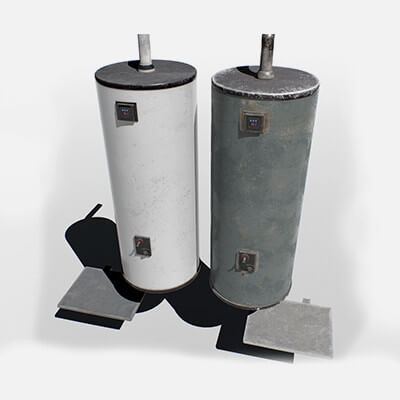 Water Heater - 3D Model by 32cm