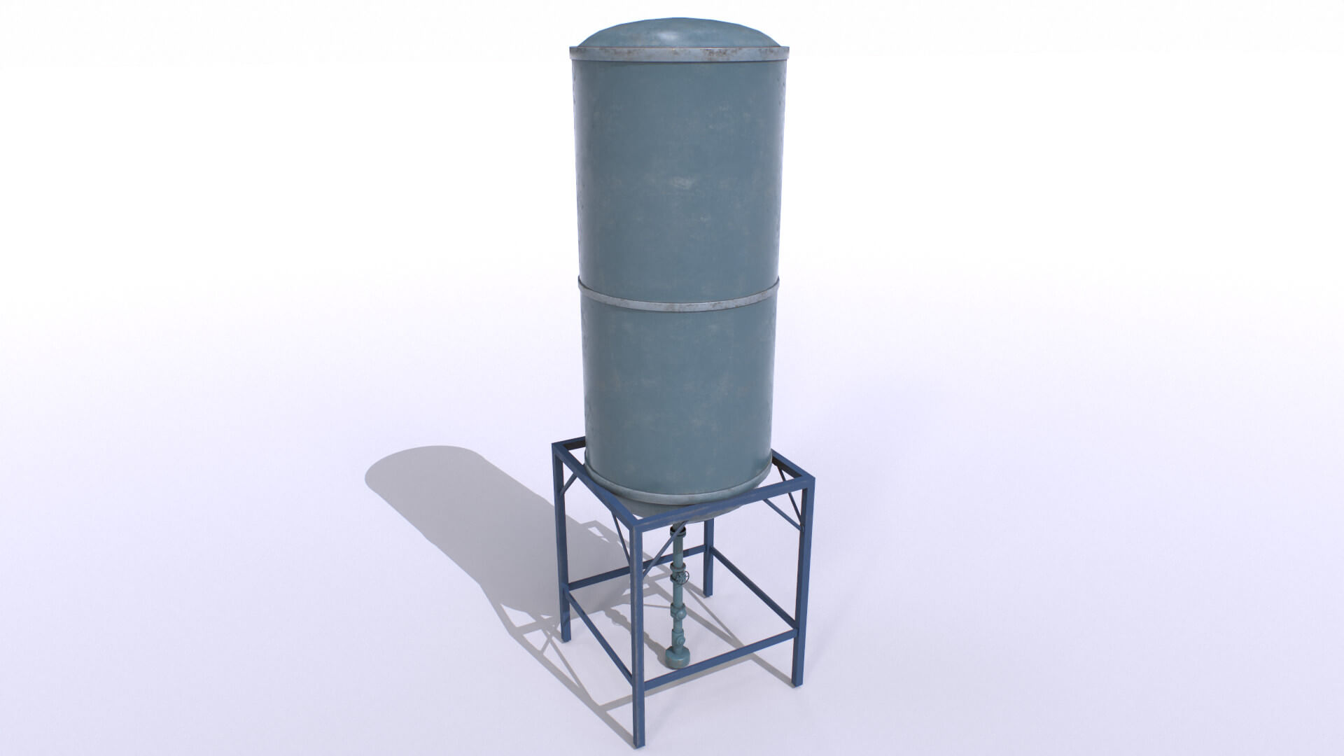 Water Tank 3 - 3D Model by 32cm