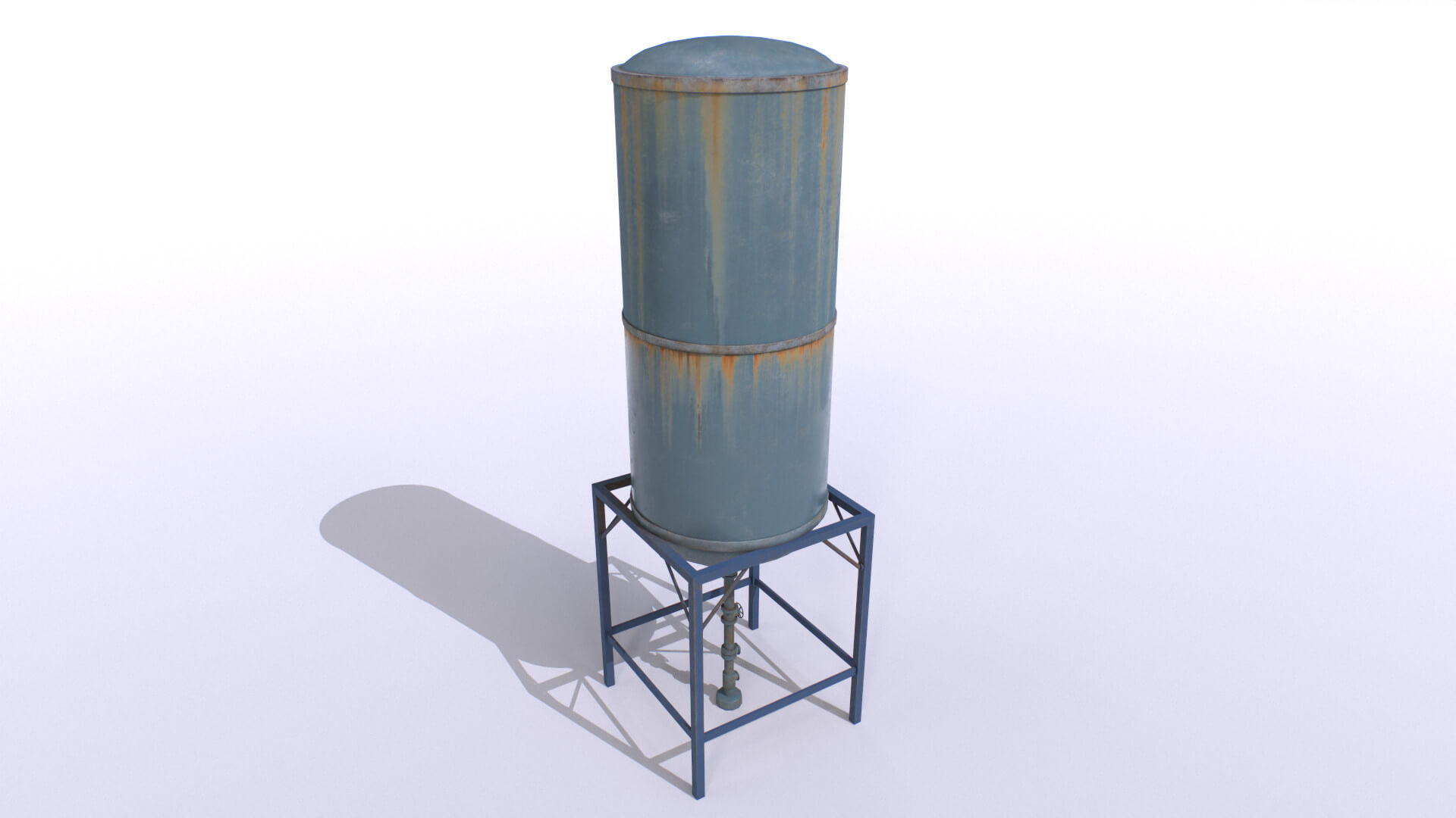 Water Tank 3 - 3D Model by 32cm