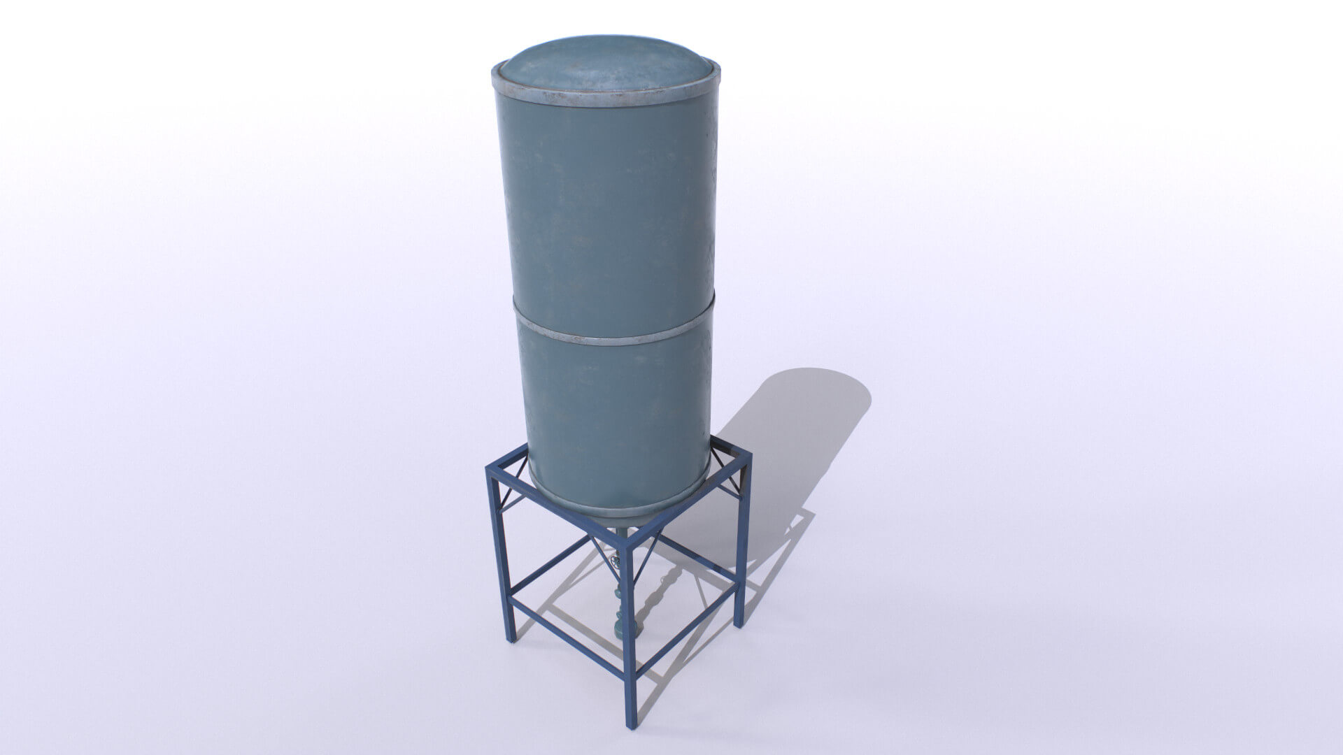 Water Tank 3 - 3D Model by 32cm