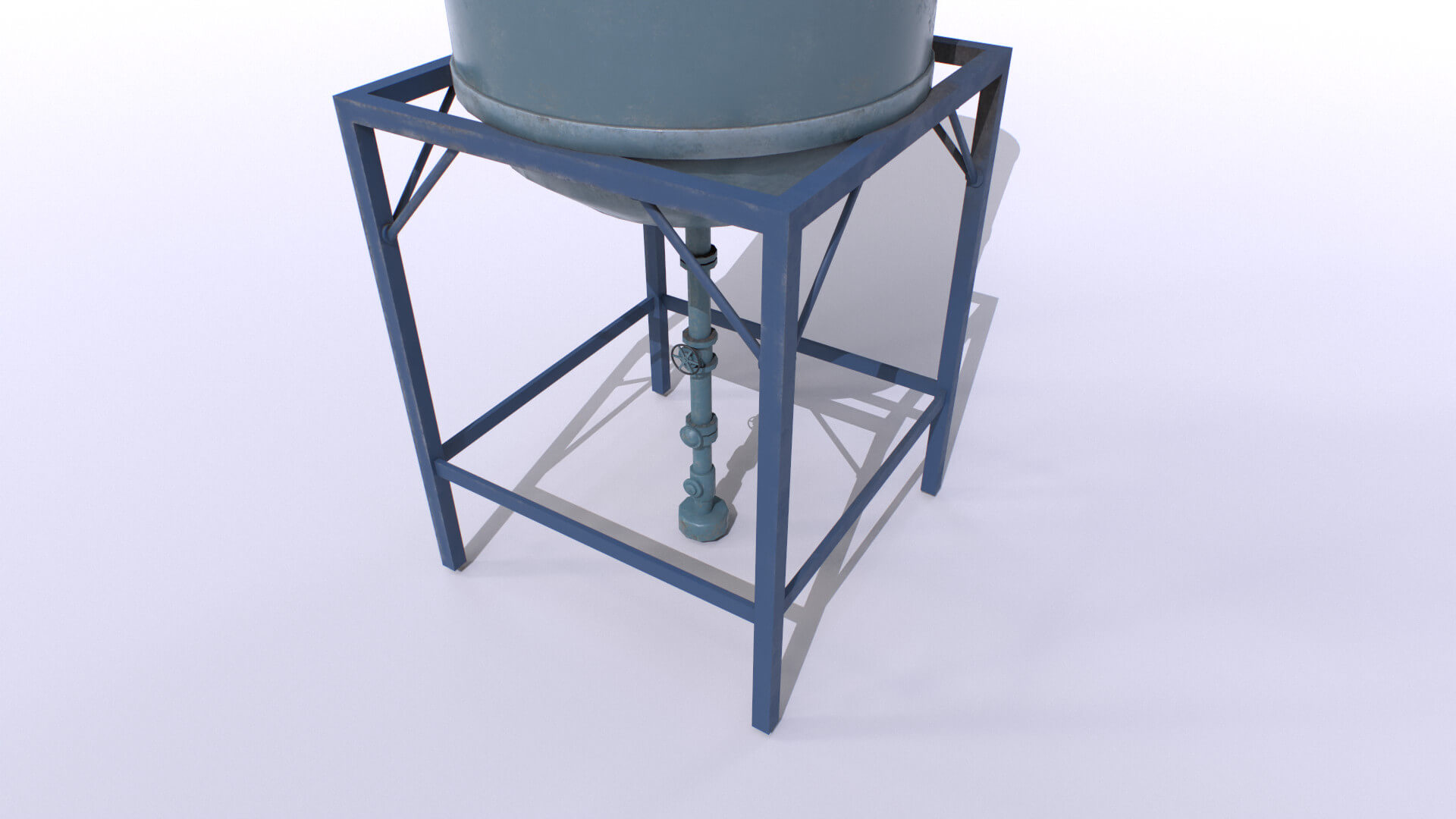 Water Tank 3 - 3D Model by 32cm