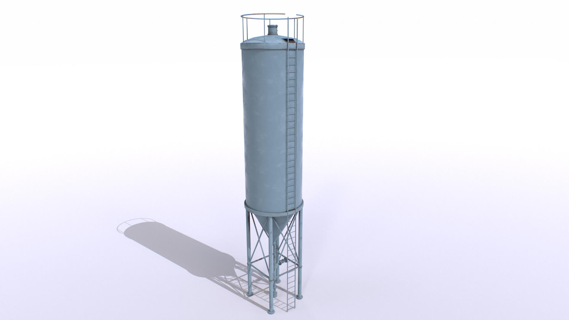Water Tank 4 - 3D Model by 32cm