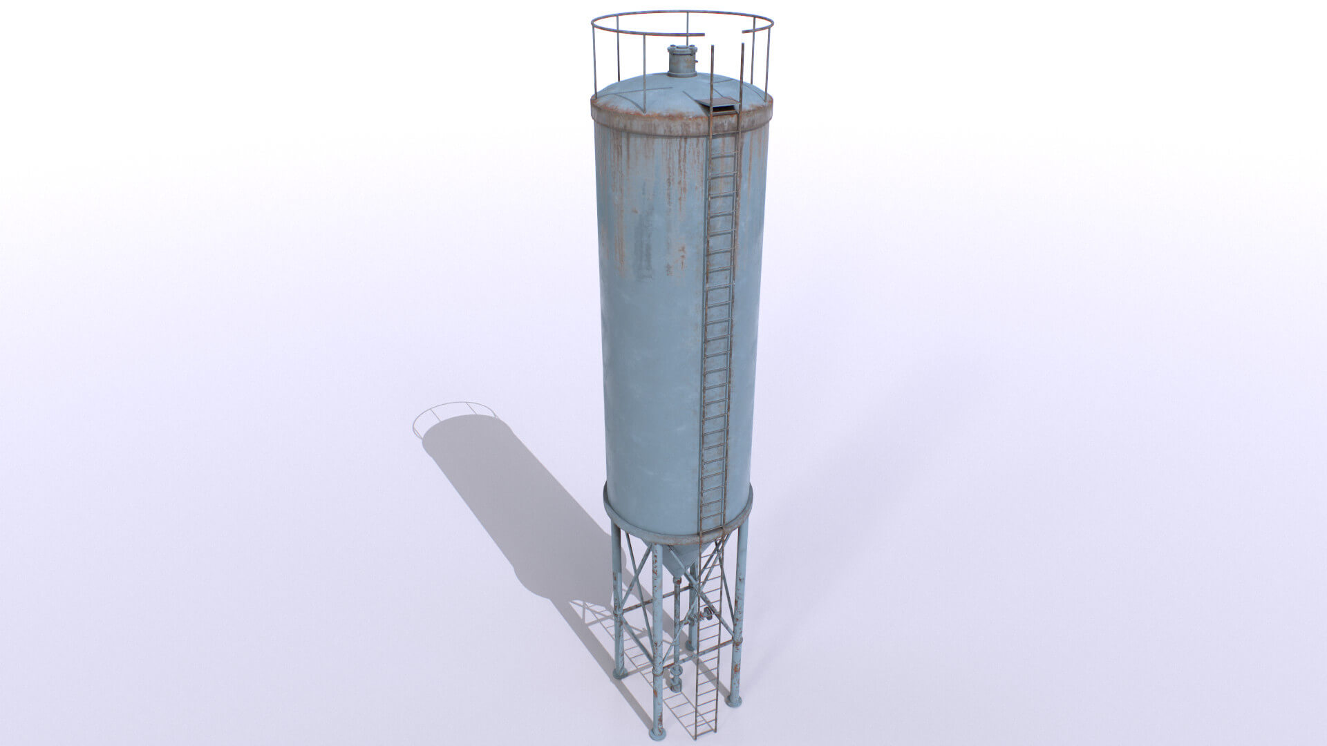 Water Tank 4 - 3D Model by 32cm