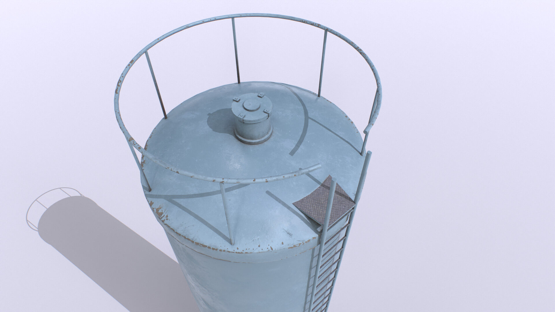 Water Tank 4 - 3D Model by 32cm