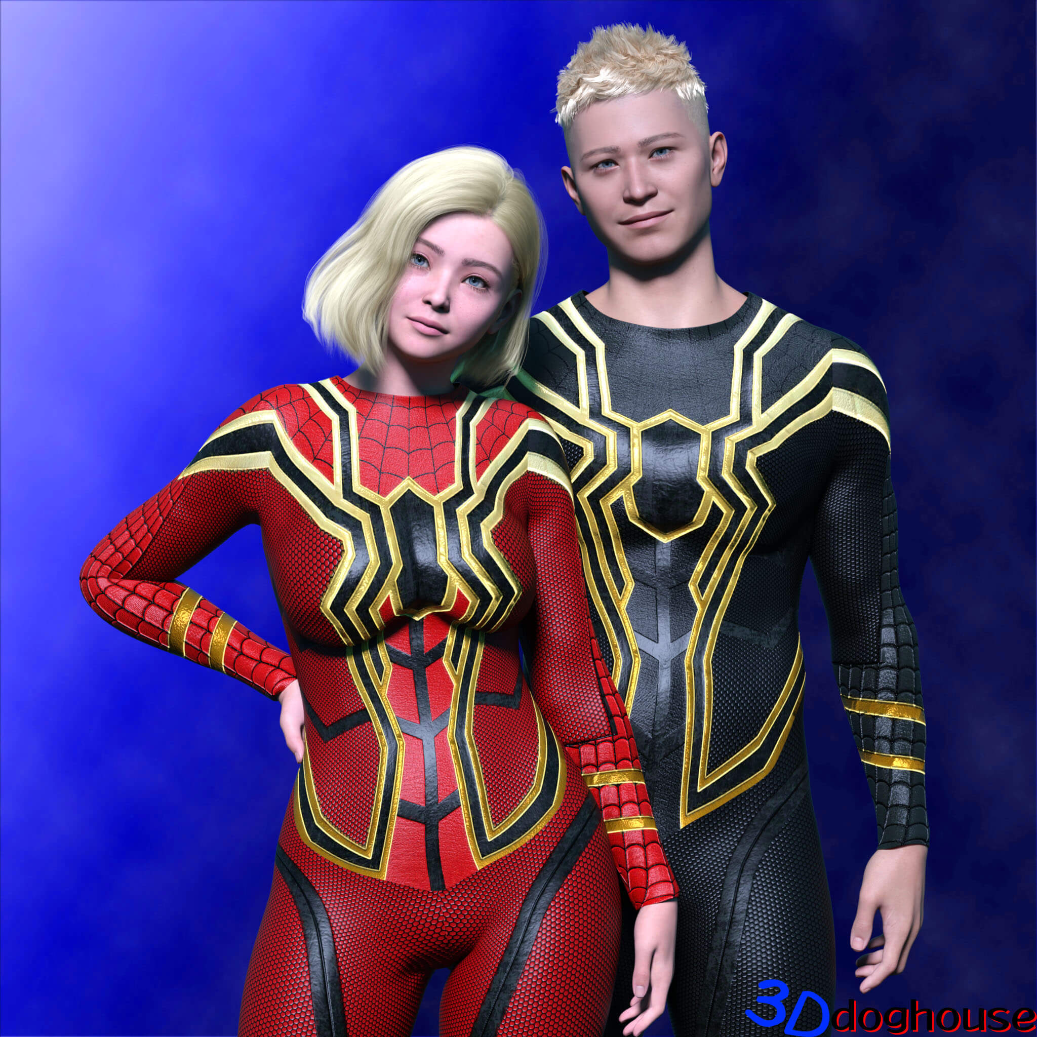 Emma&Marcus 3D Render, Digital Art by 3d-doghouse