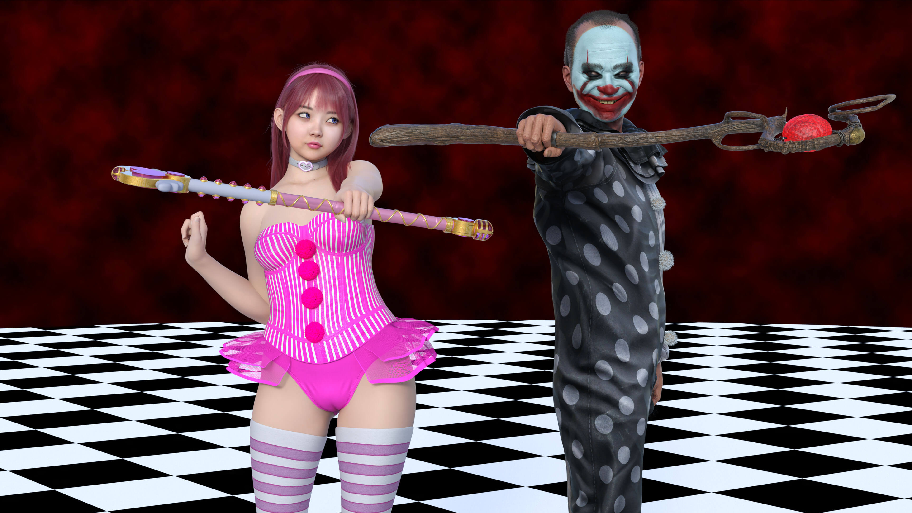 Pinky Crown 3D Render, Digital Art by 3d-doghouse