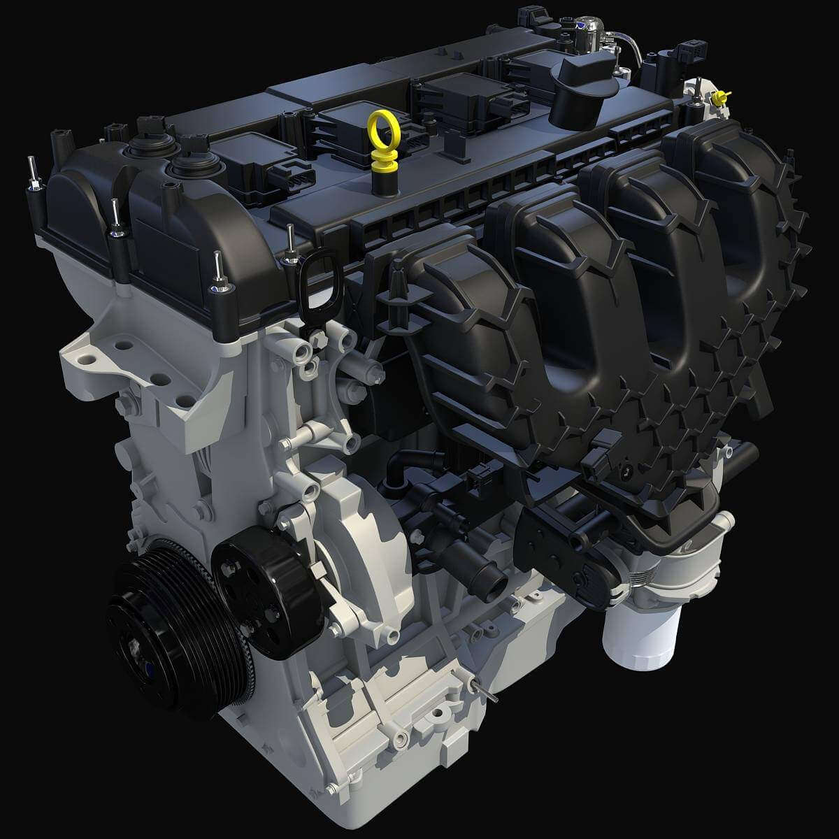 2013 Ford Escape Engine - 3D Model by 3D Horse
