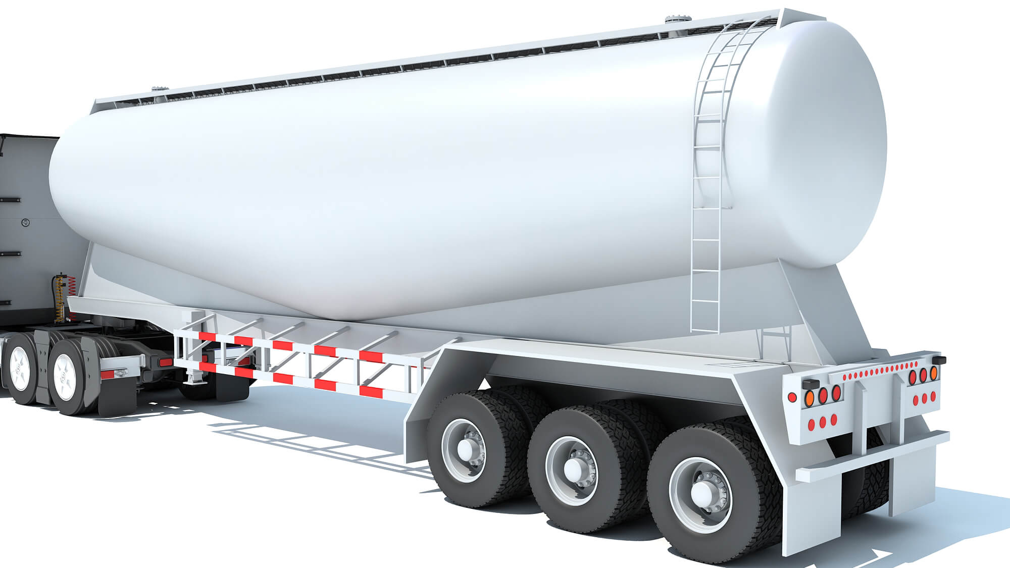 2024 Semi Truck with Tank Trailer - 3D Model by 3D Horse