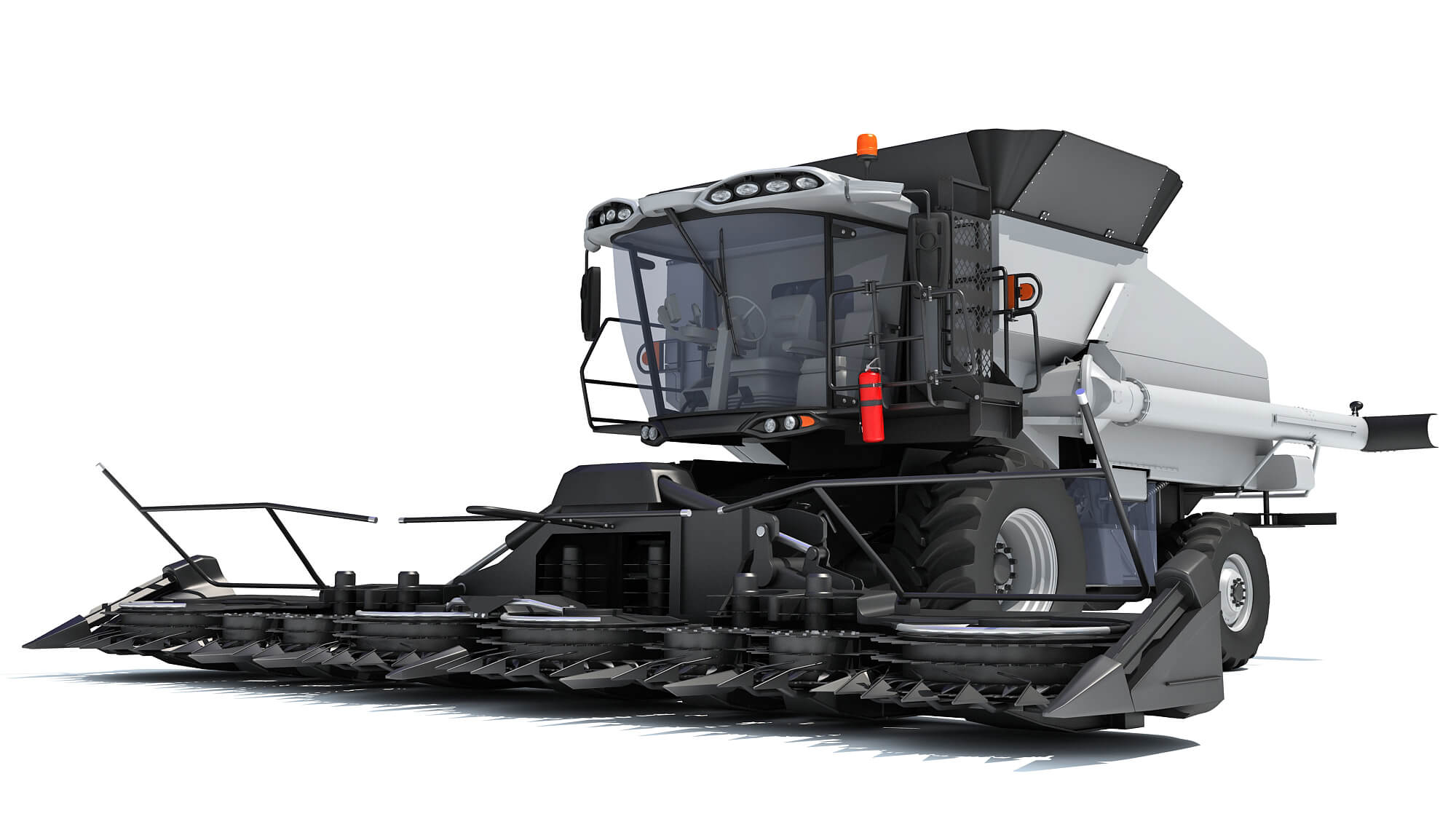 3D Combine Harvester Model by 3D Horse