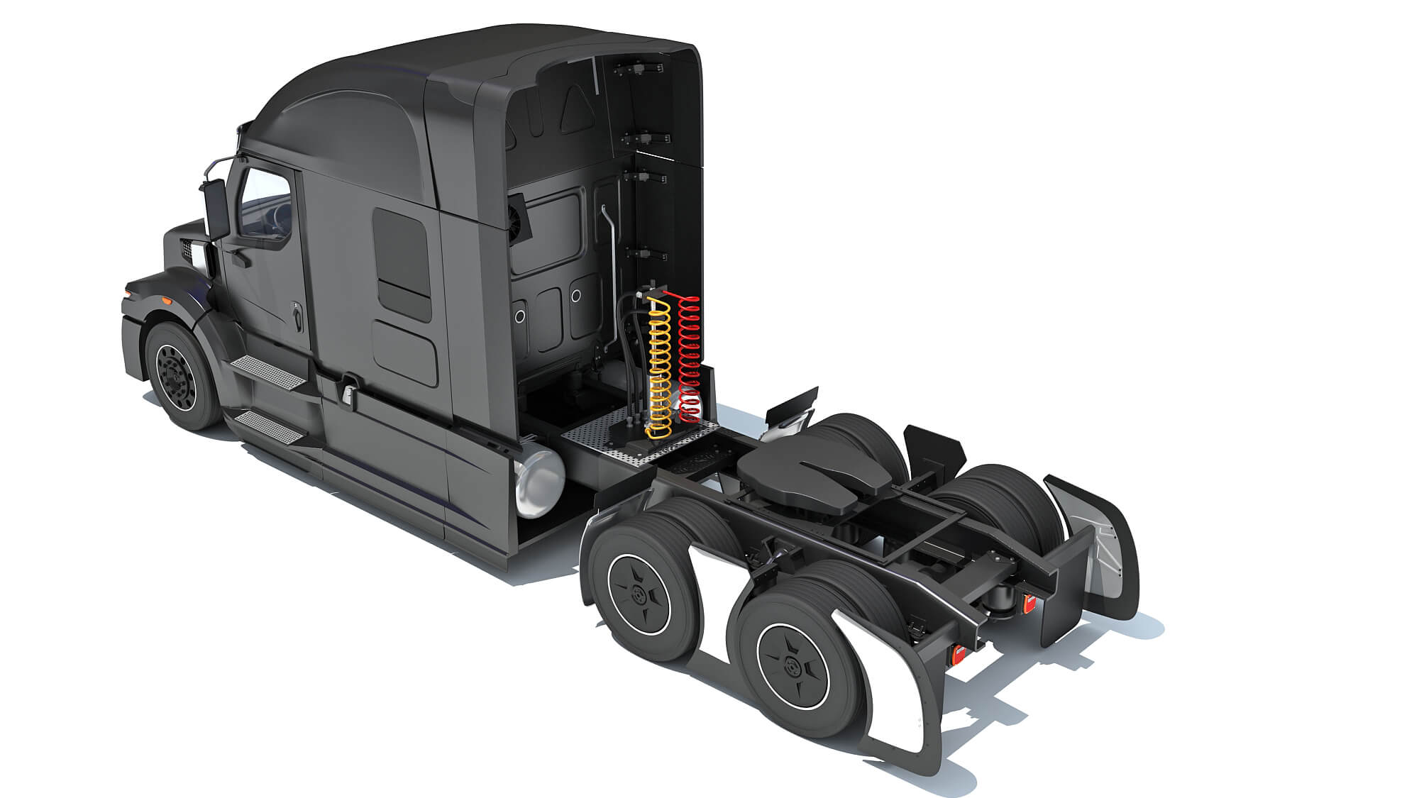 Generic Semi Truck - 3D Model by 3D Horse