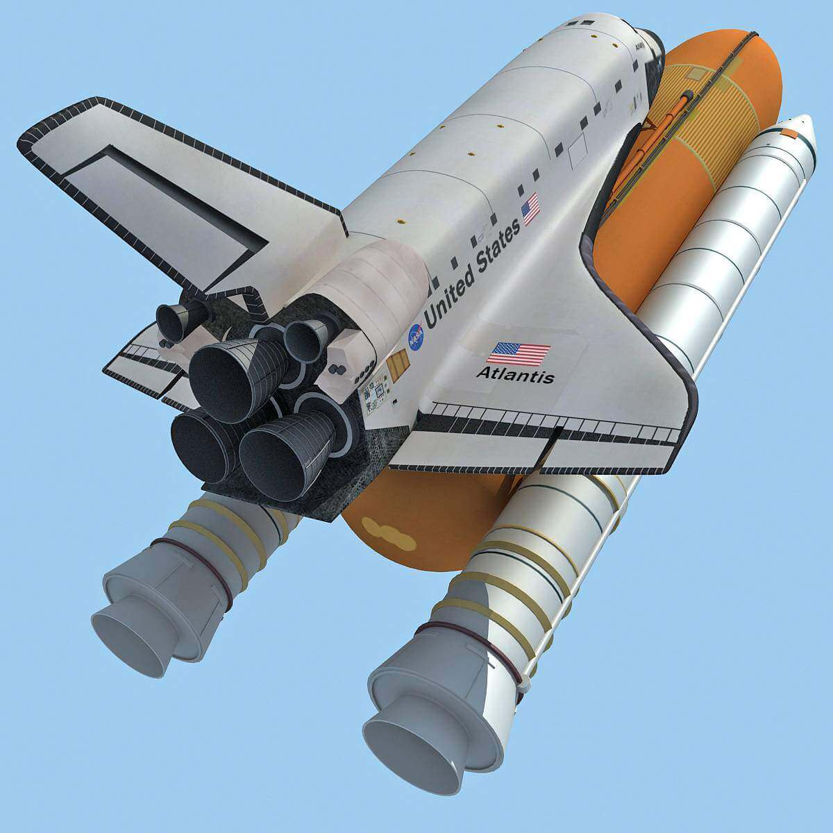 5 Space Shuttle Pack - 3D Model by 3D Horse