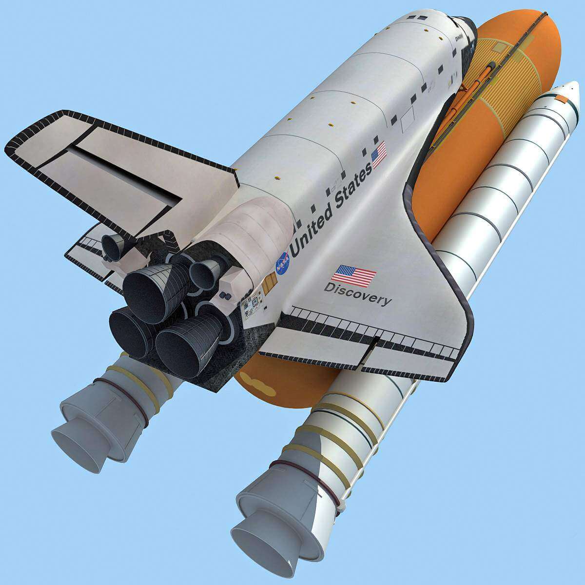 5 Space Shuttle Pack - 3D Model by 3D Horse