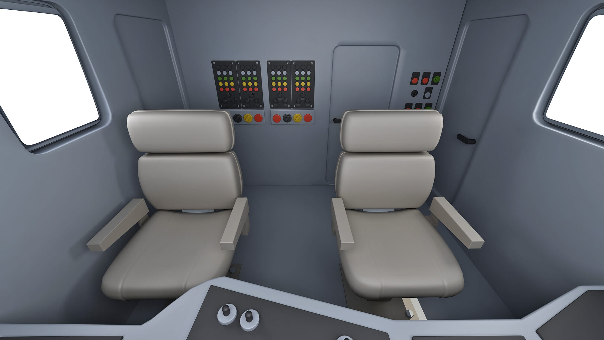 ACS-64 Passenger Train 3D Model by 3D Horse