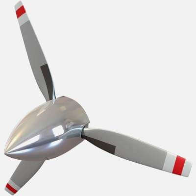 Aircraft Propeller Blade - 3D Model by 3D Horse
