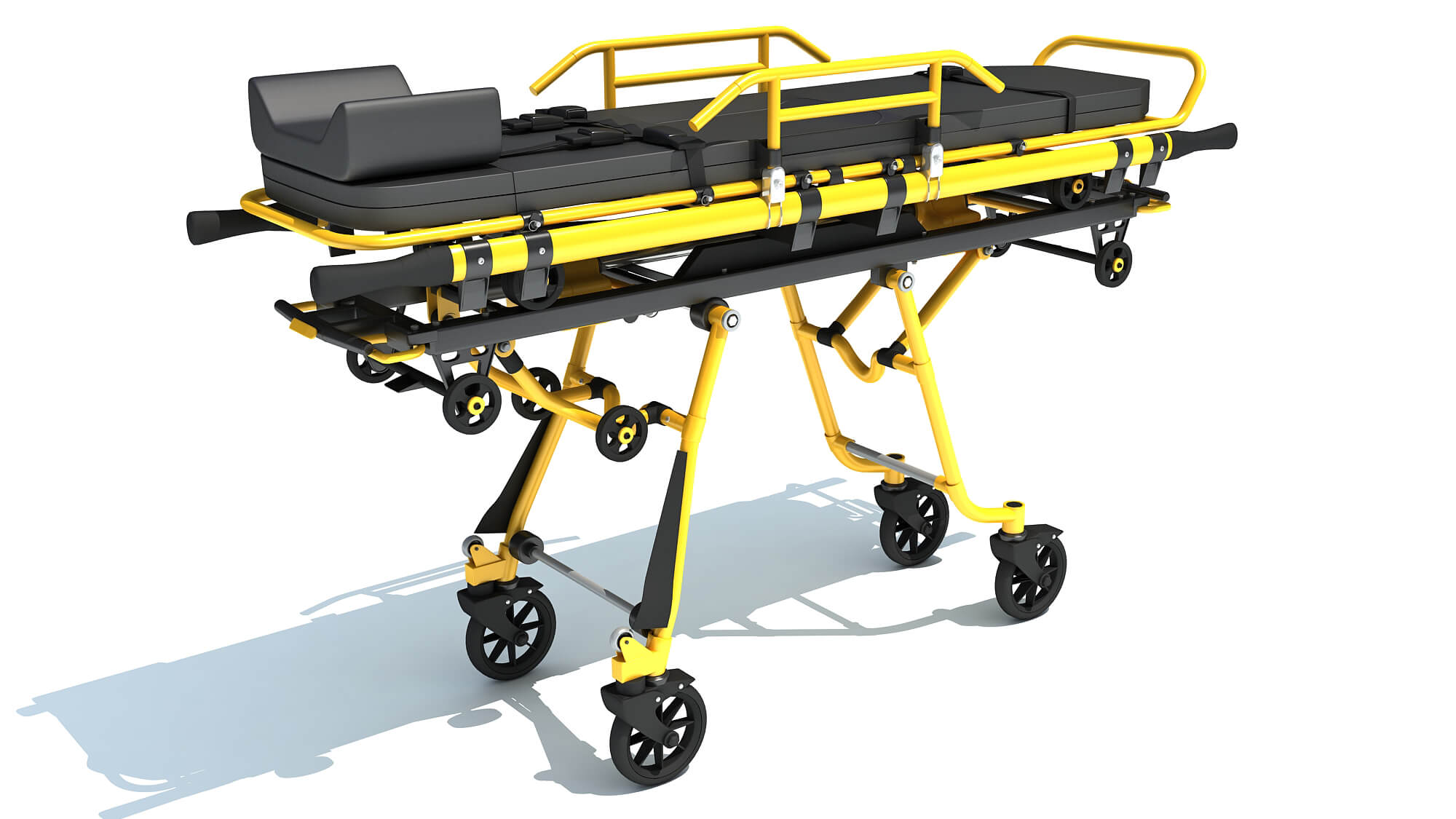 Ambulance Bed - 3D Model by 3D Horse