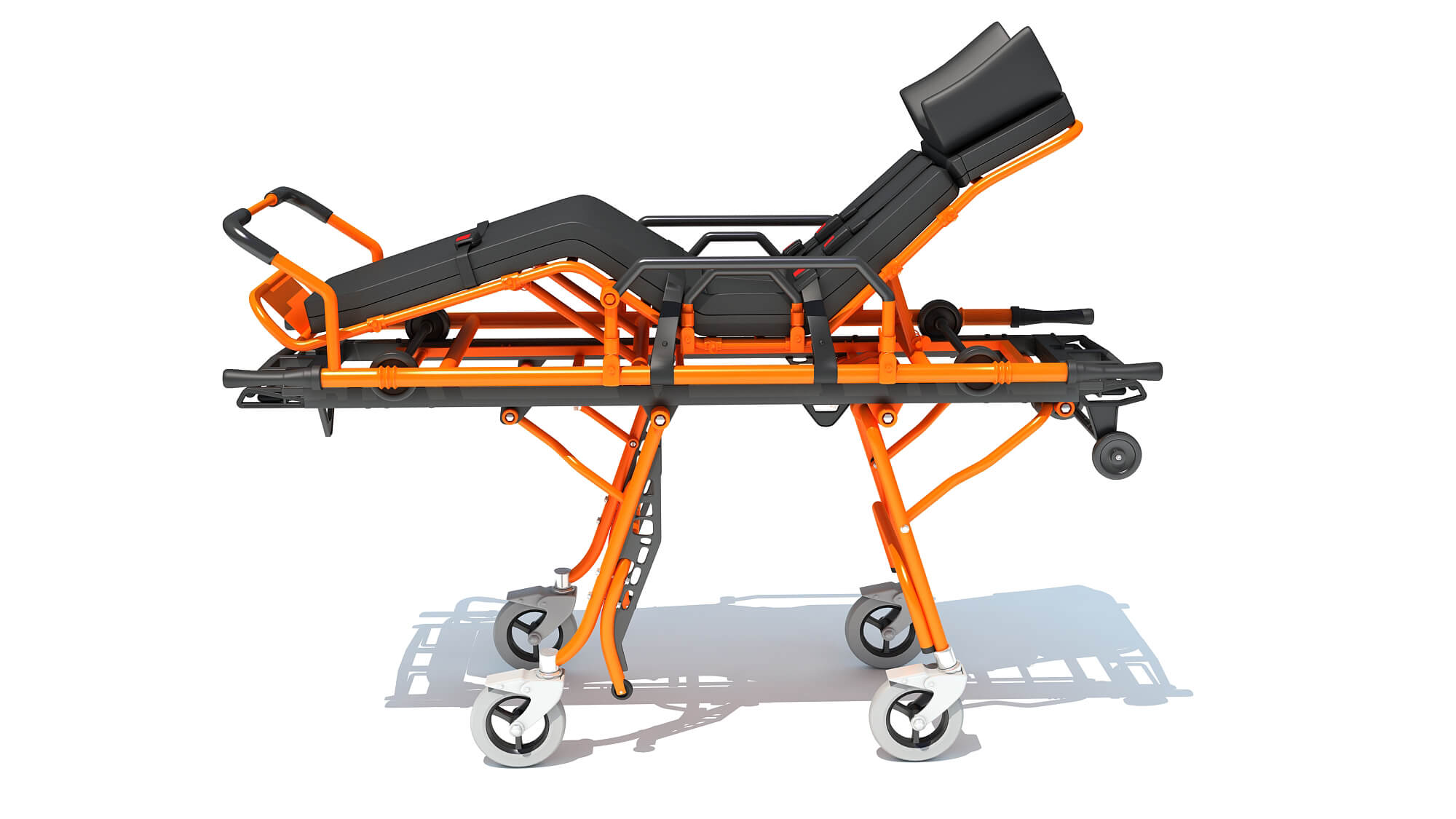 Ambulance Stretcher Trolley - 3D Model by 3D Horse