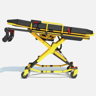 Ambulance Unfolded Gurney Stretcher - 3D Model by 3D Horse