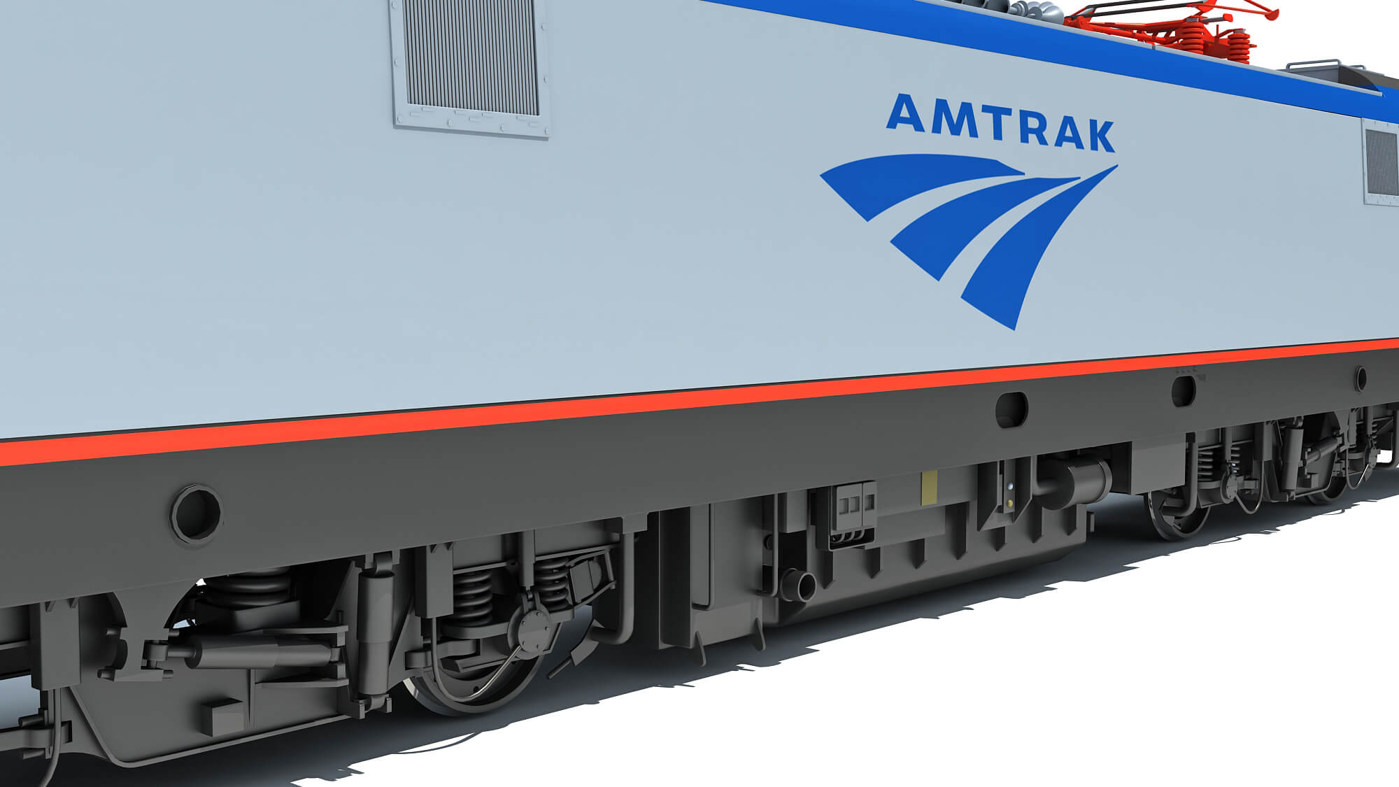 Amtrak Electric Locomotive - 3D Model by 3D Horse