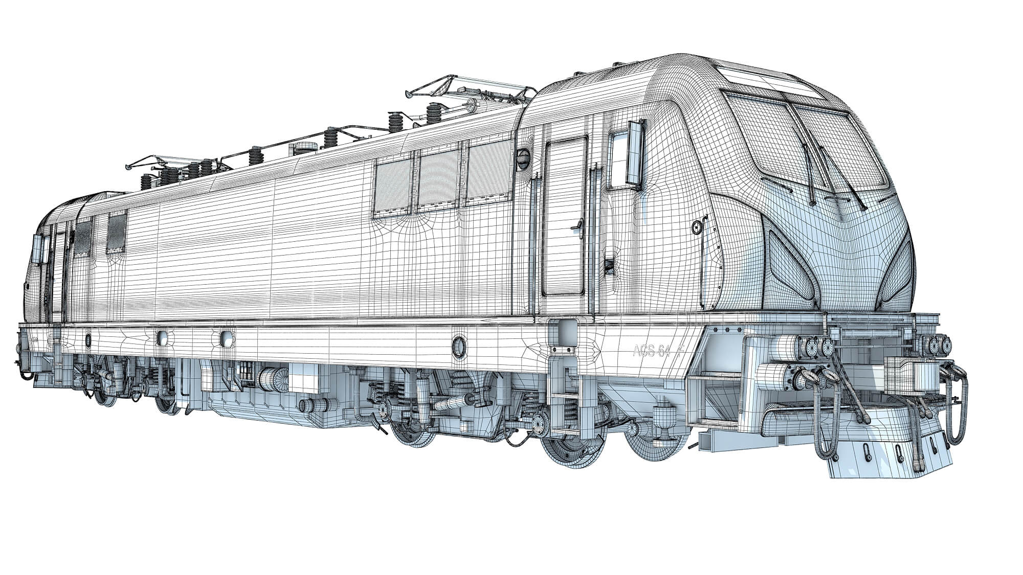 Amtrak Electric Locomotive - 3D Model by 3D Horse