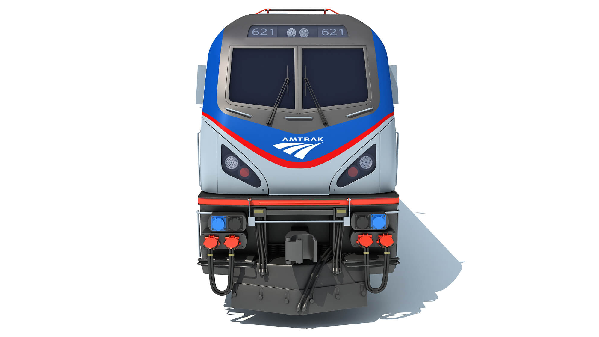 Amtrak Train - 3D Model by 3D Horse
