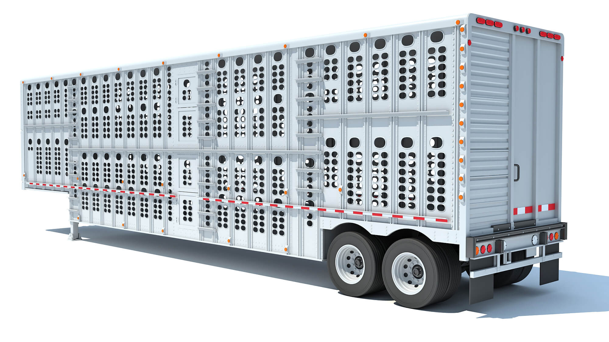 Animal Transporter Trailer - 3D Model by 3D Horse