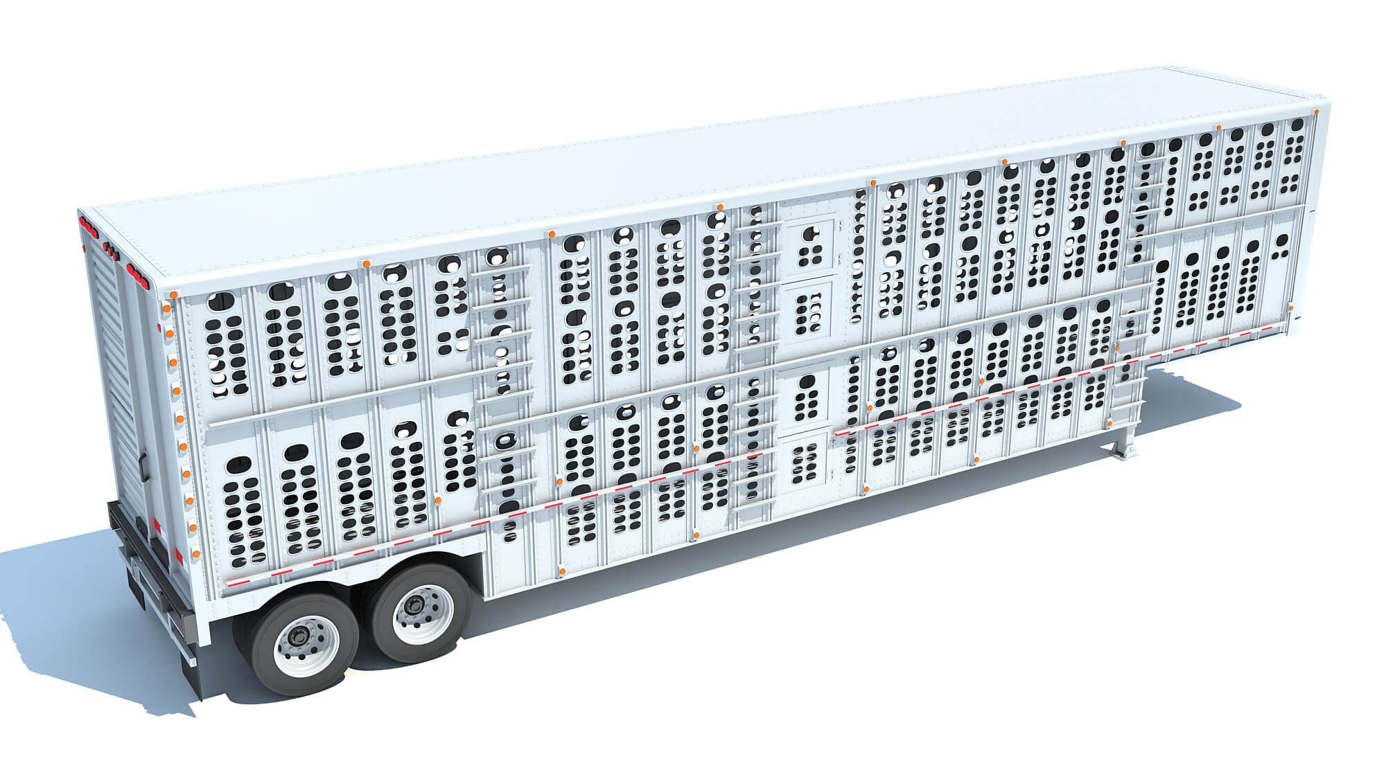 Animal Transporter Trailer - 3D Model by 3D Horse