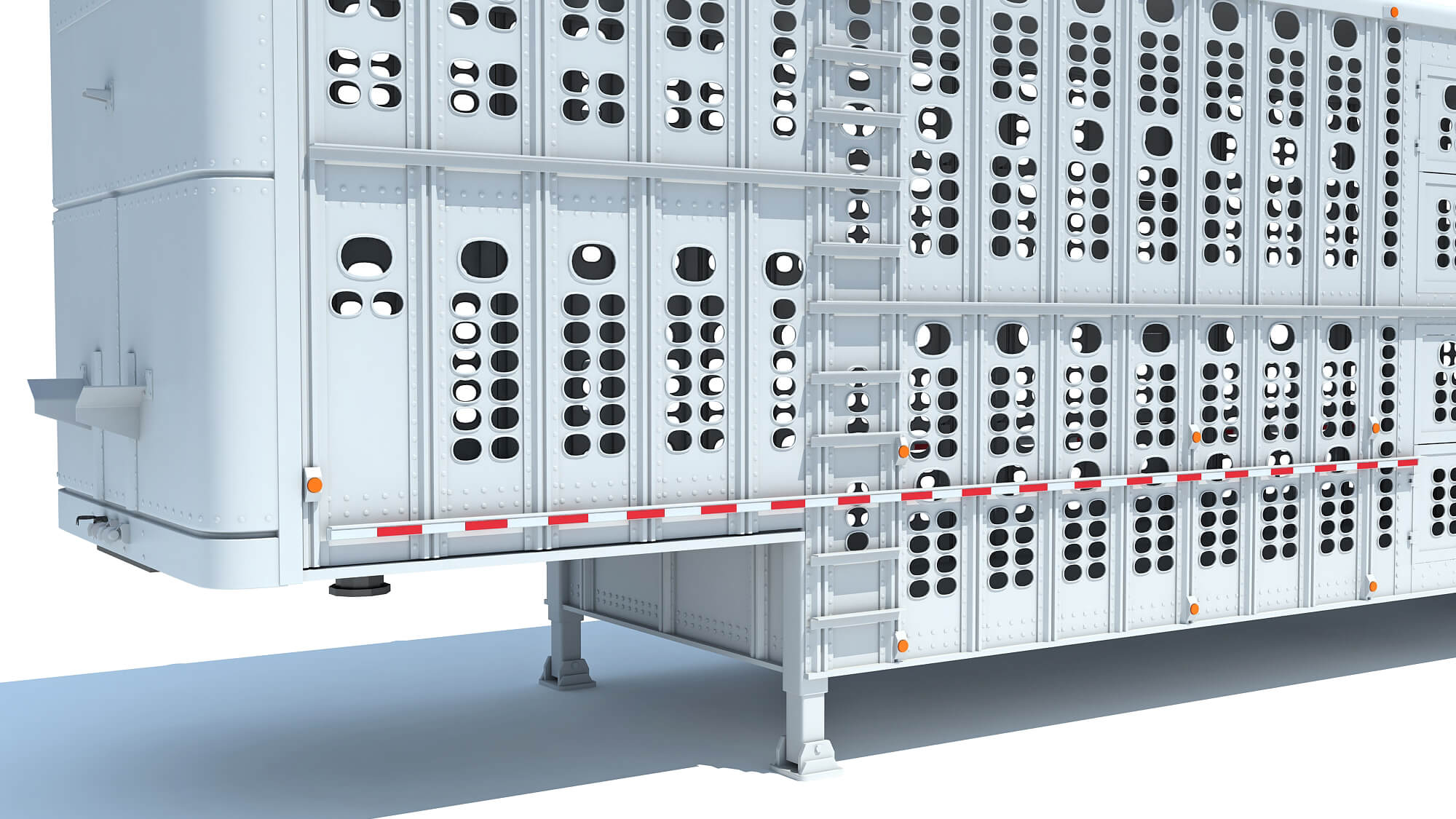 Animal Transporter Trailer - 3D Model by 3D Horse