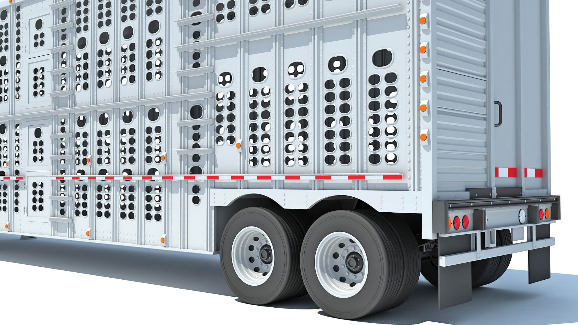 Animal Transporter Trailer - 3D Model by 3D Horse