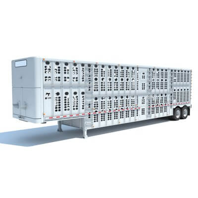 Animal Transporter Trailer - 3D Model by 3D Horse