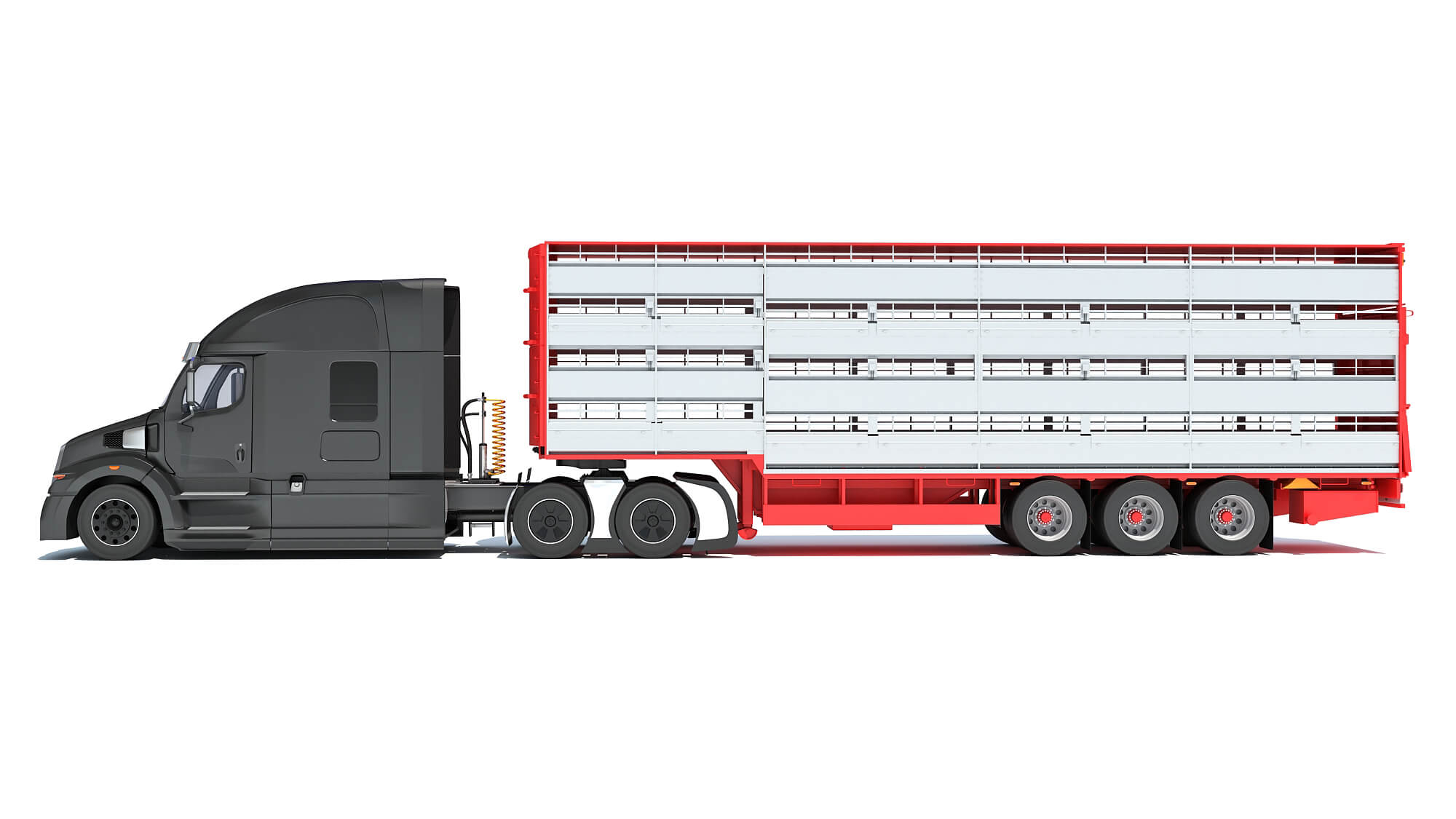 Animal Transporter Truck 3D model by 3D Horse